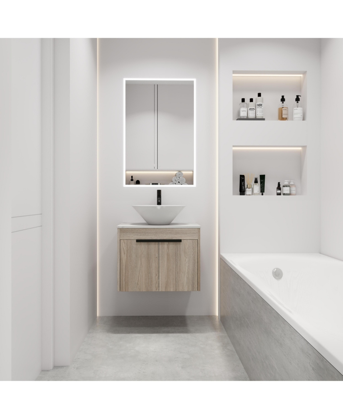 Click here for Streamdale 24" Modern Design Float Bathroom V... prices