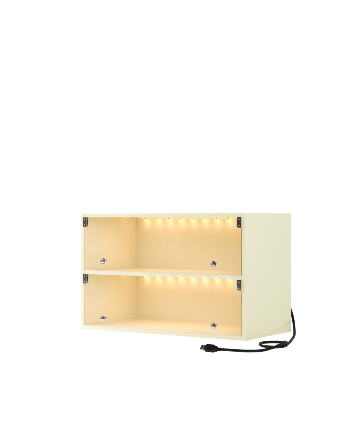 Click here for Streamdale Glass Door Shoe Cabinet with Rgb Led  O... prices