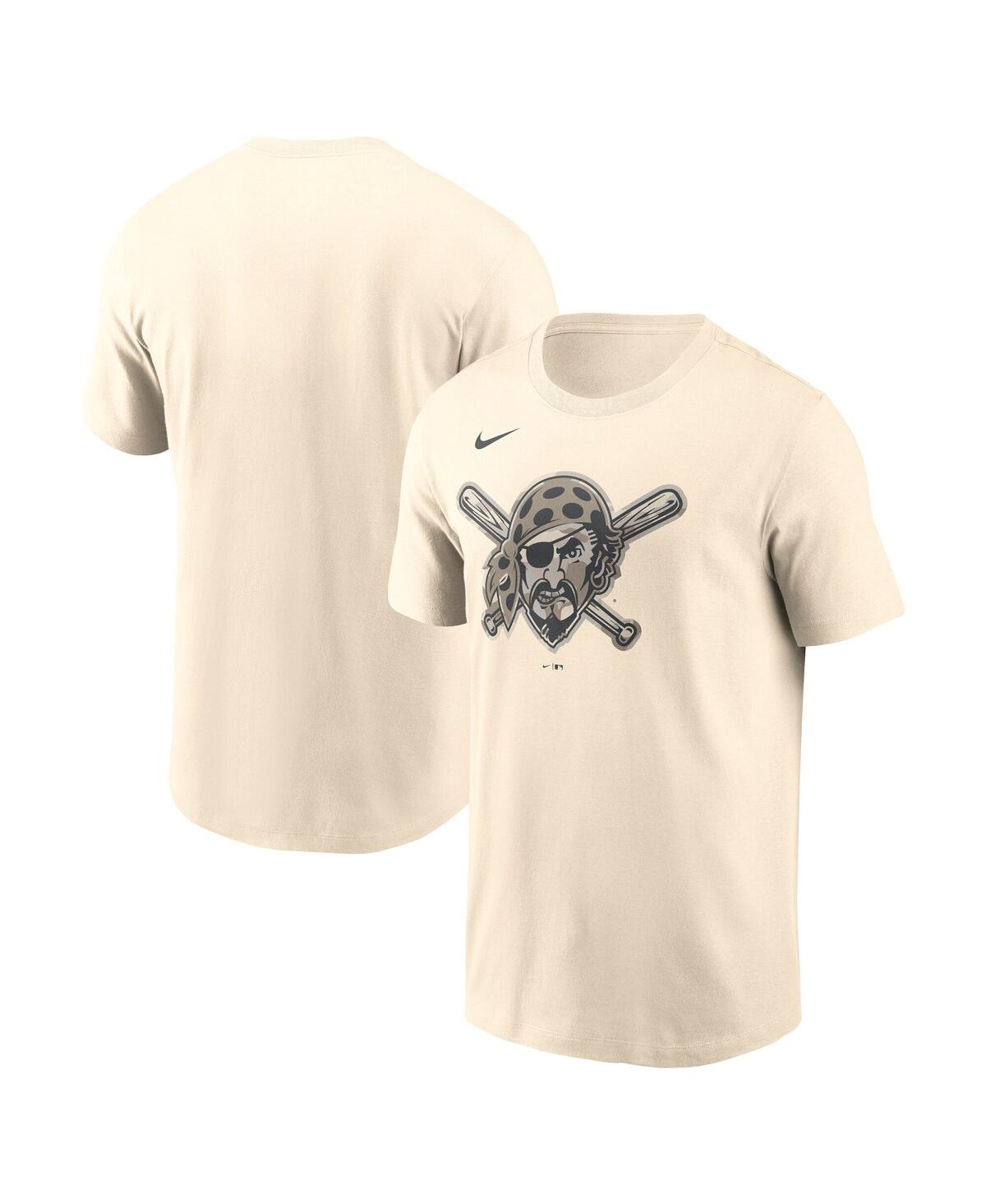Click here for Nike Mens Cream Pittsburgh Pirates Camo Logo T-Shi... prices