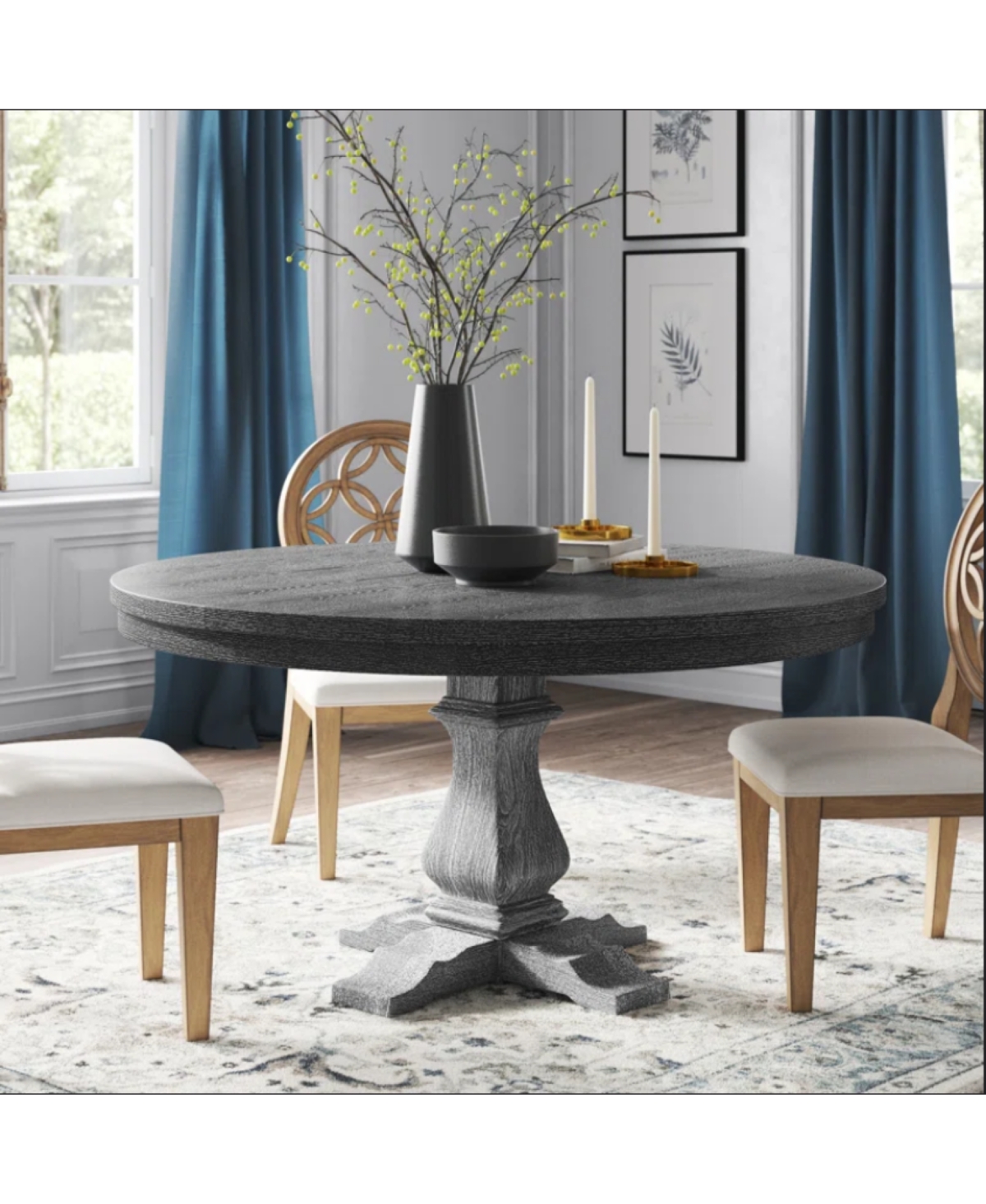 Click here for Streamdale Rustic Elegance Expandable Pedestal Din... prices