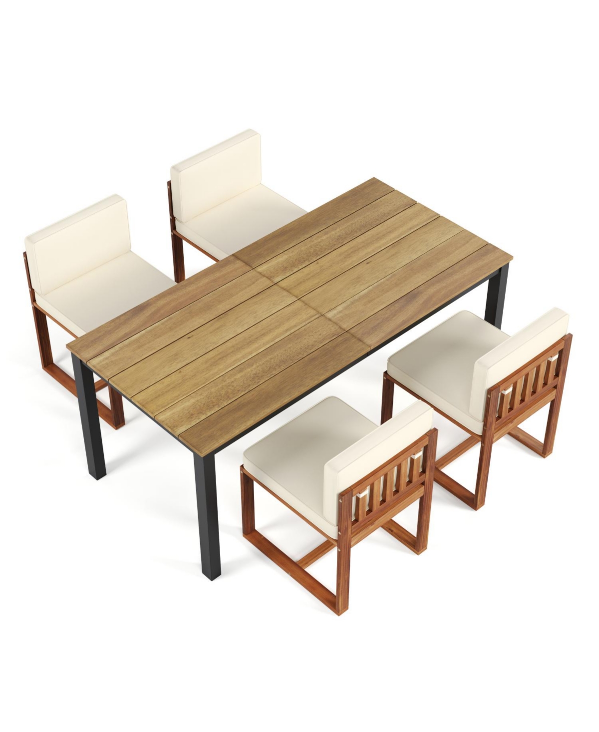 Click here for Streamdale Patio Dining Table and Chairs Set of 5... prices