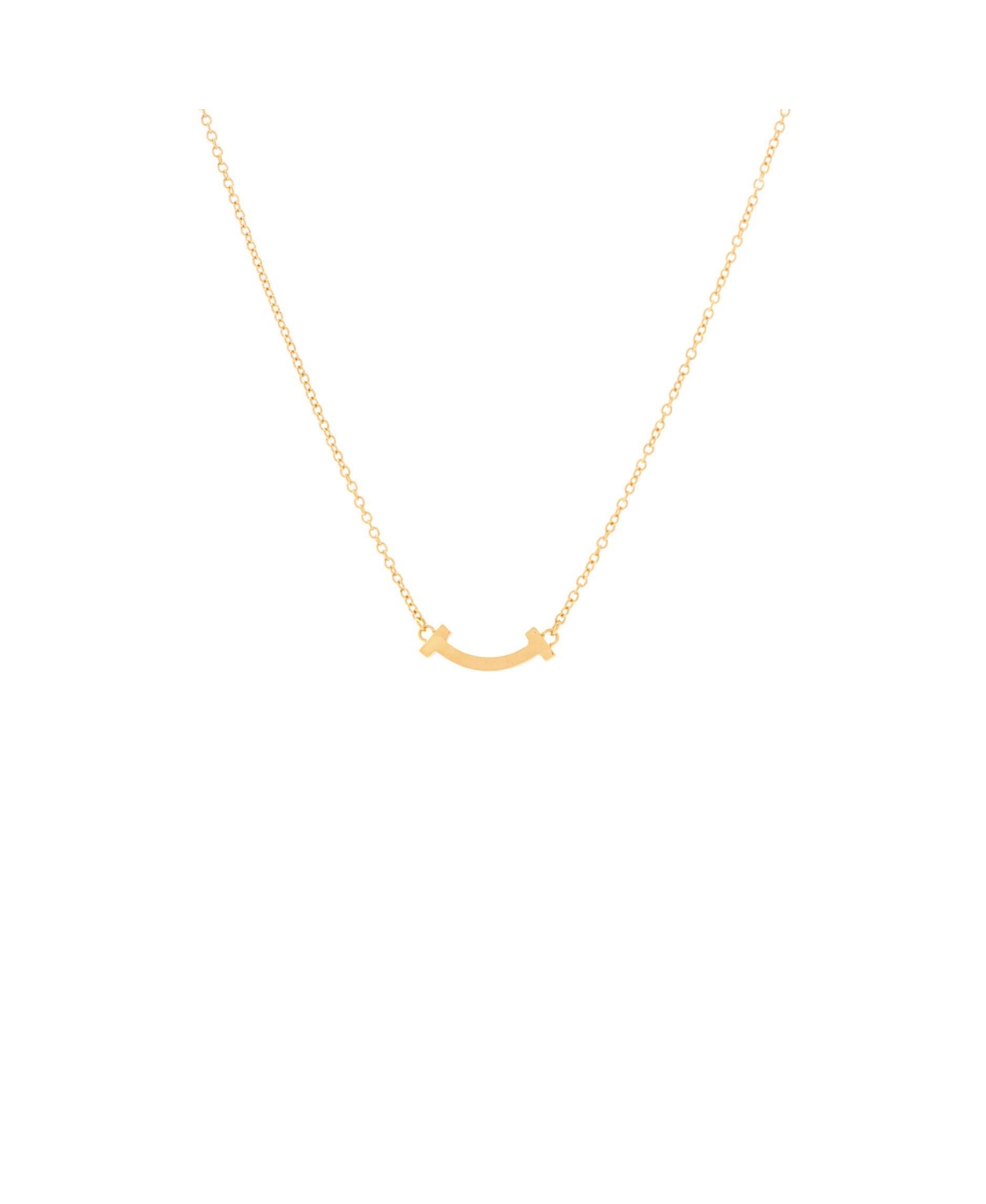 Click here for Pre-Owned Tiffany & Co. Mini T Smile Pendant Neckl... prices