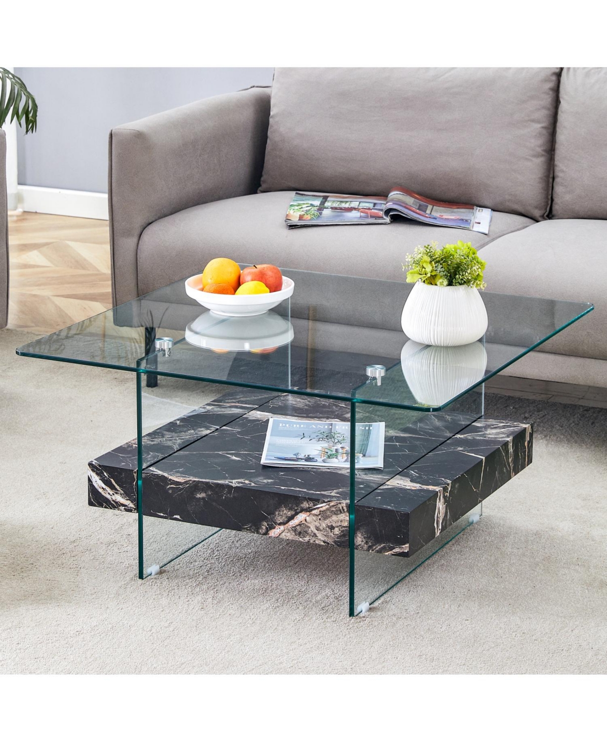 Click here for Streamdale Elegant 31.4" Modern Square Coffee... prices