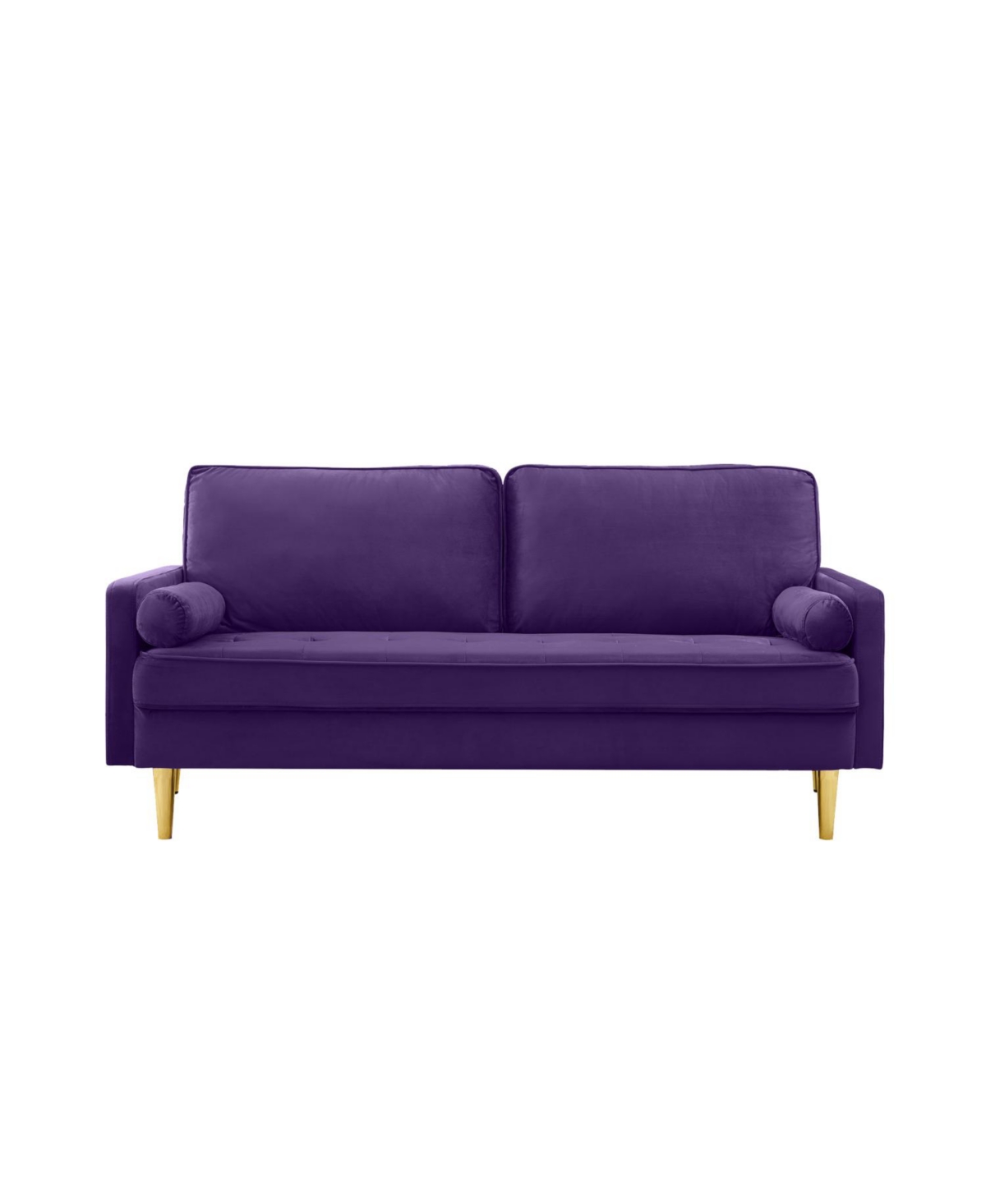 Click here for Streamdale Velvet Sofa 65 inch - Purple prices