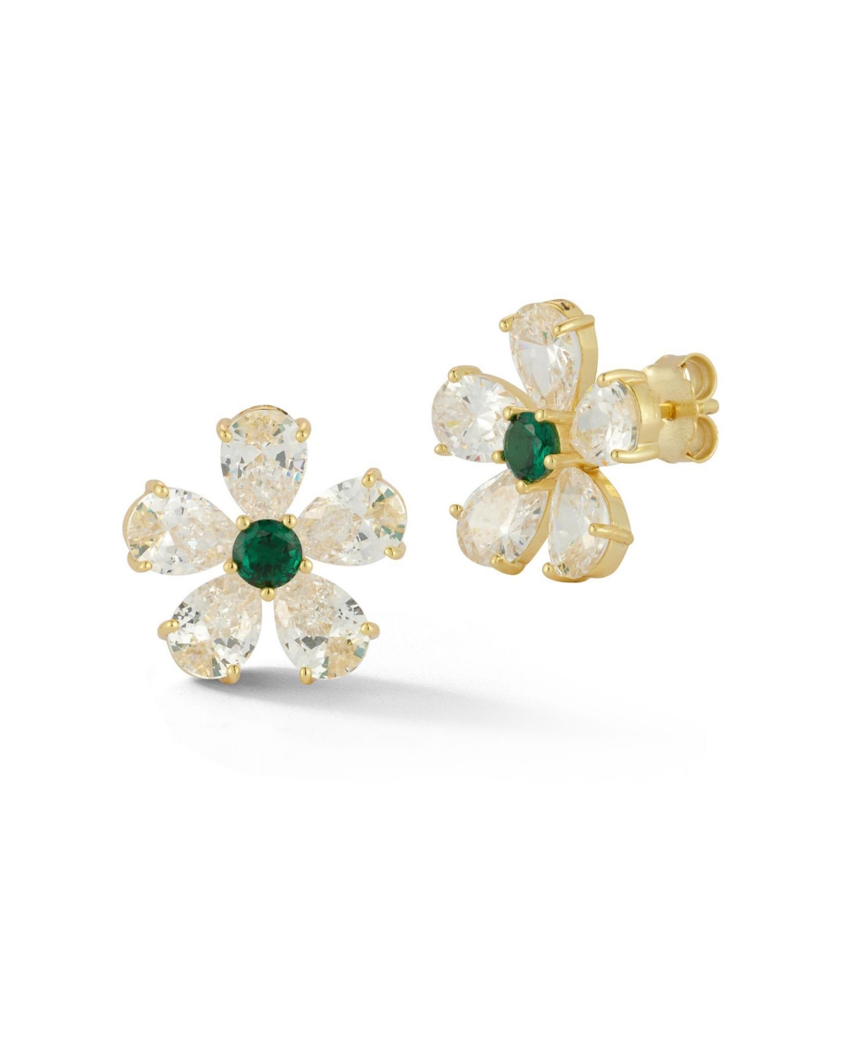Click here for Rachel Zoe 14K Gold Plated Sterling Silver Flower... prices