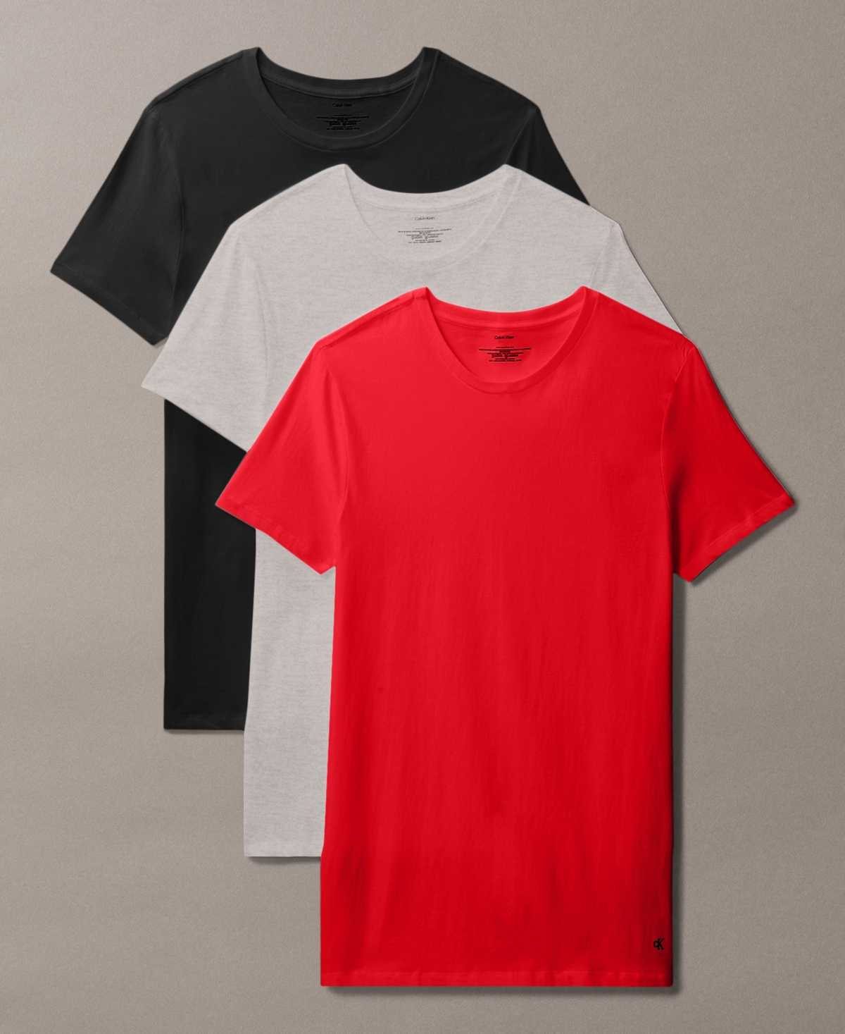 Click here for Calvin Klein Mens 3-Pack Cotton Classics Crewneck... prices