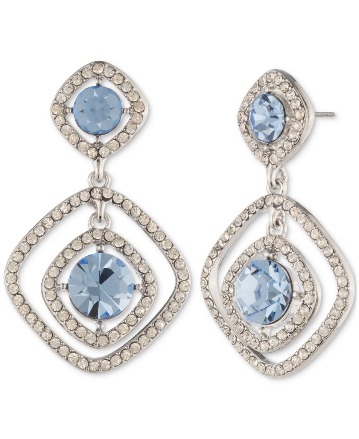 Click here for Givenchy Silver-Tone Pave & Round Crystal Halo Orb... prices