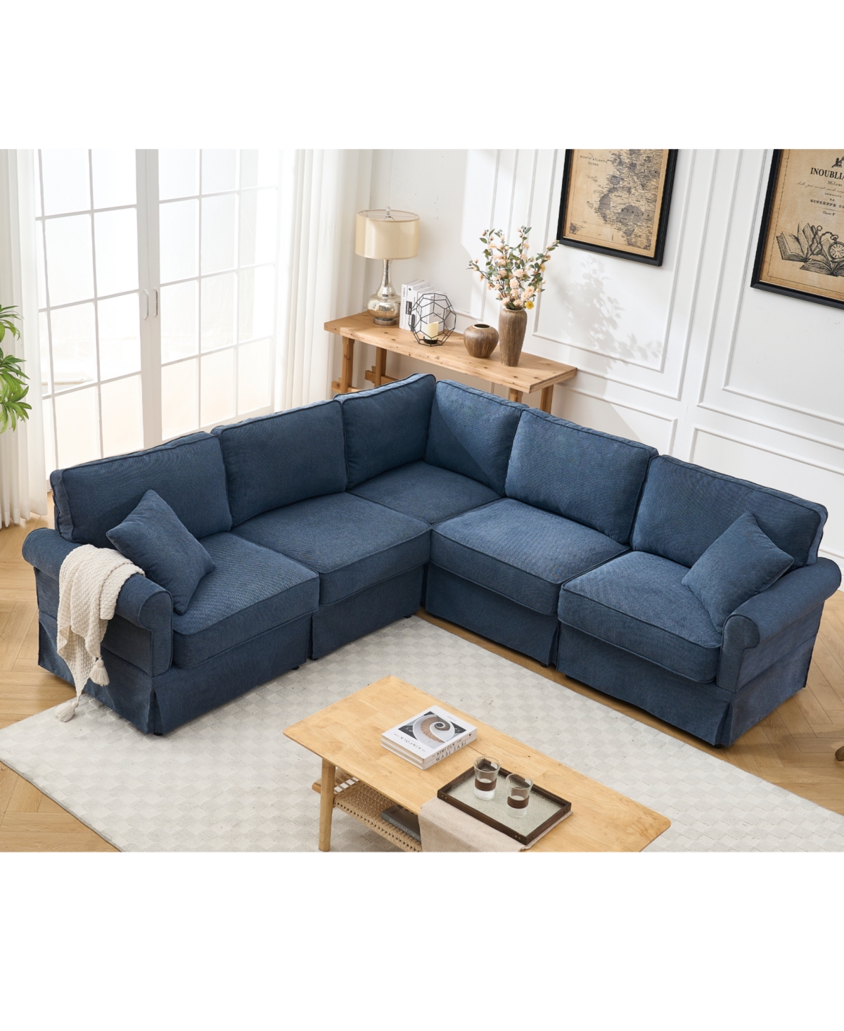 Click here for Streamdale Convertible Sectional Sofa Set 5-Seat L... prices