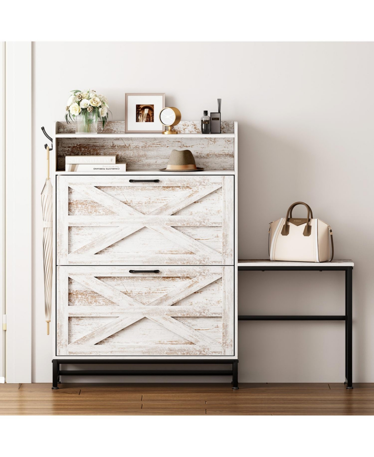 Click here for Streamdale Shoe Cabinet  Entry Home Shoe Cabinet... prices