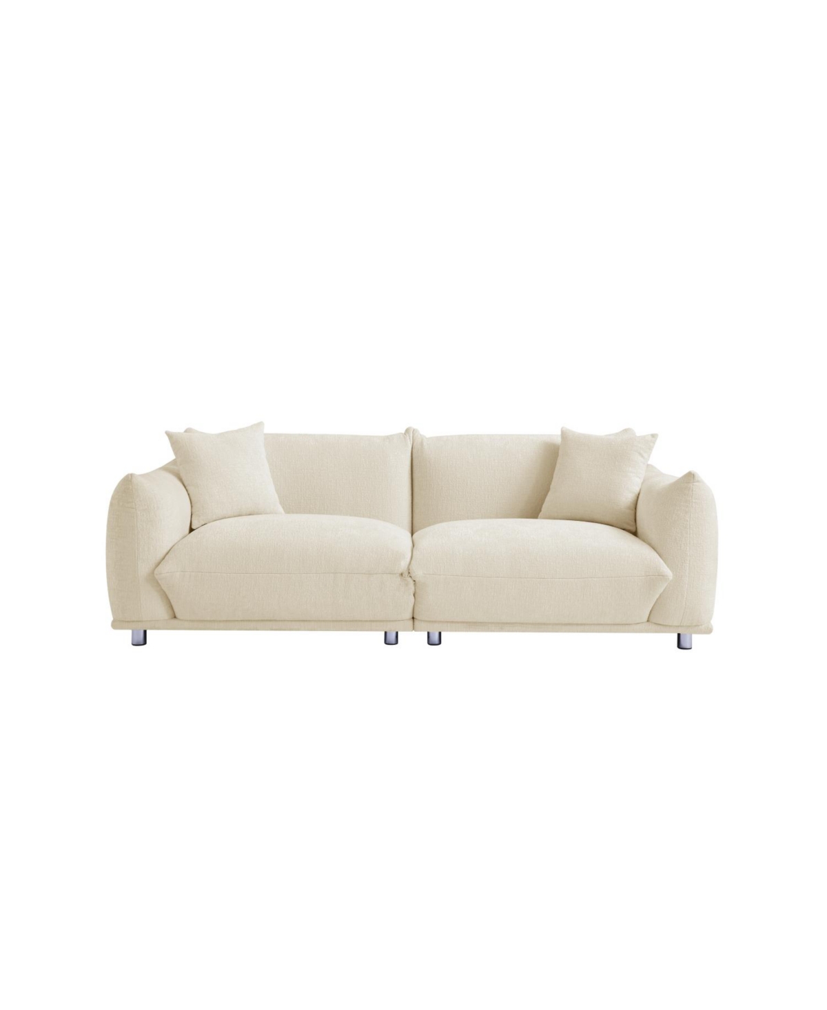 Click here for Streamdale Oversized Loveseat Sofa with Metal Legs... prices