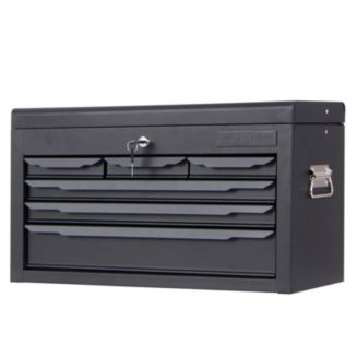 24" 6-Drawer Steel Tool Chest with Ball-Bearing Slides and 120 lb ...