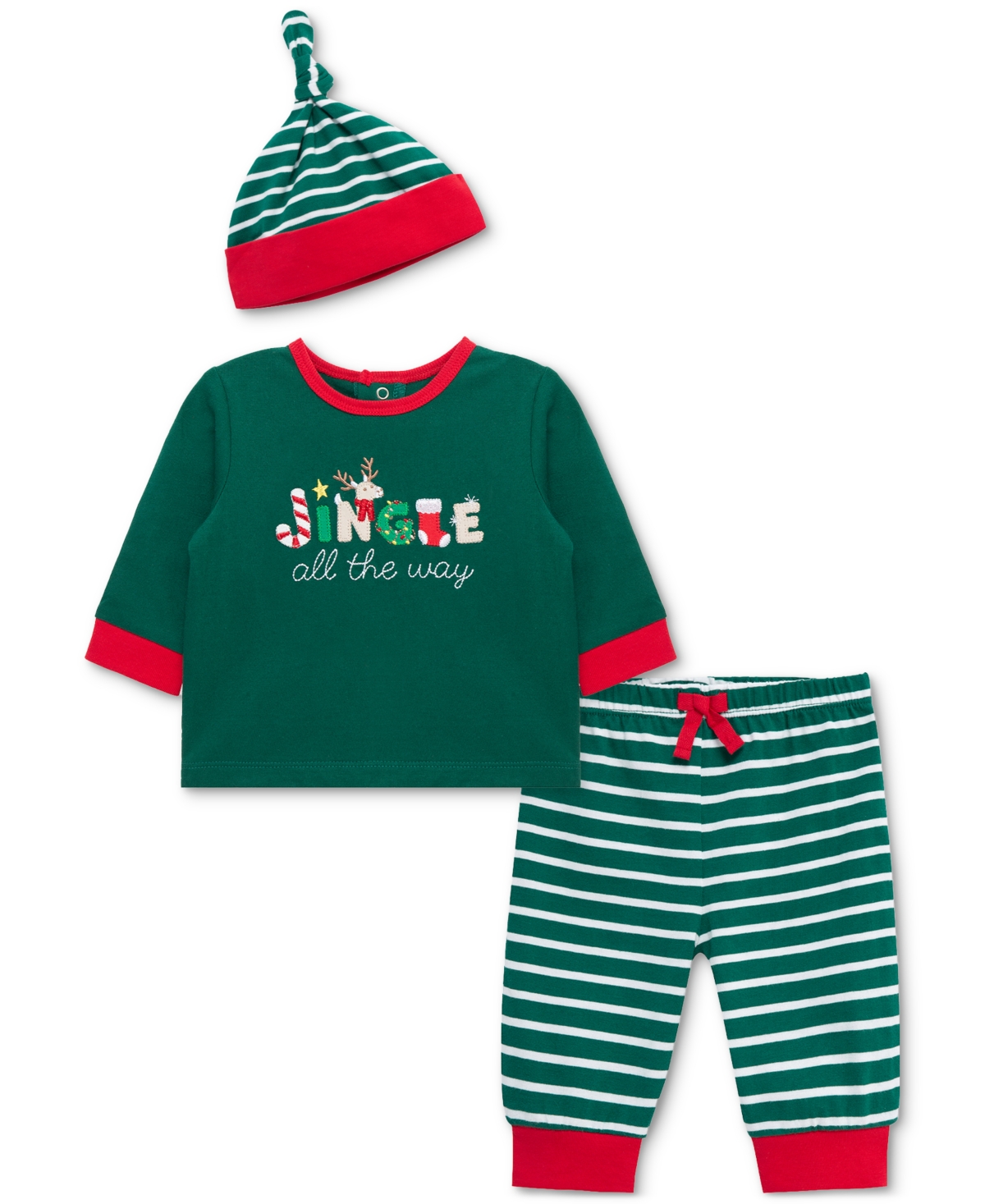 Click here for Little Me Baby Boys Jingle All The Way Cotton Top... prices