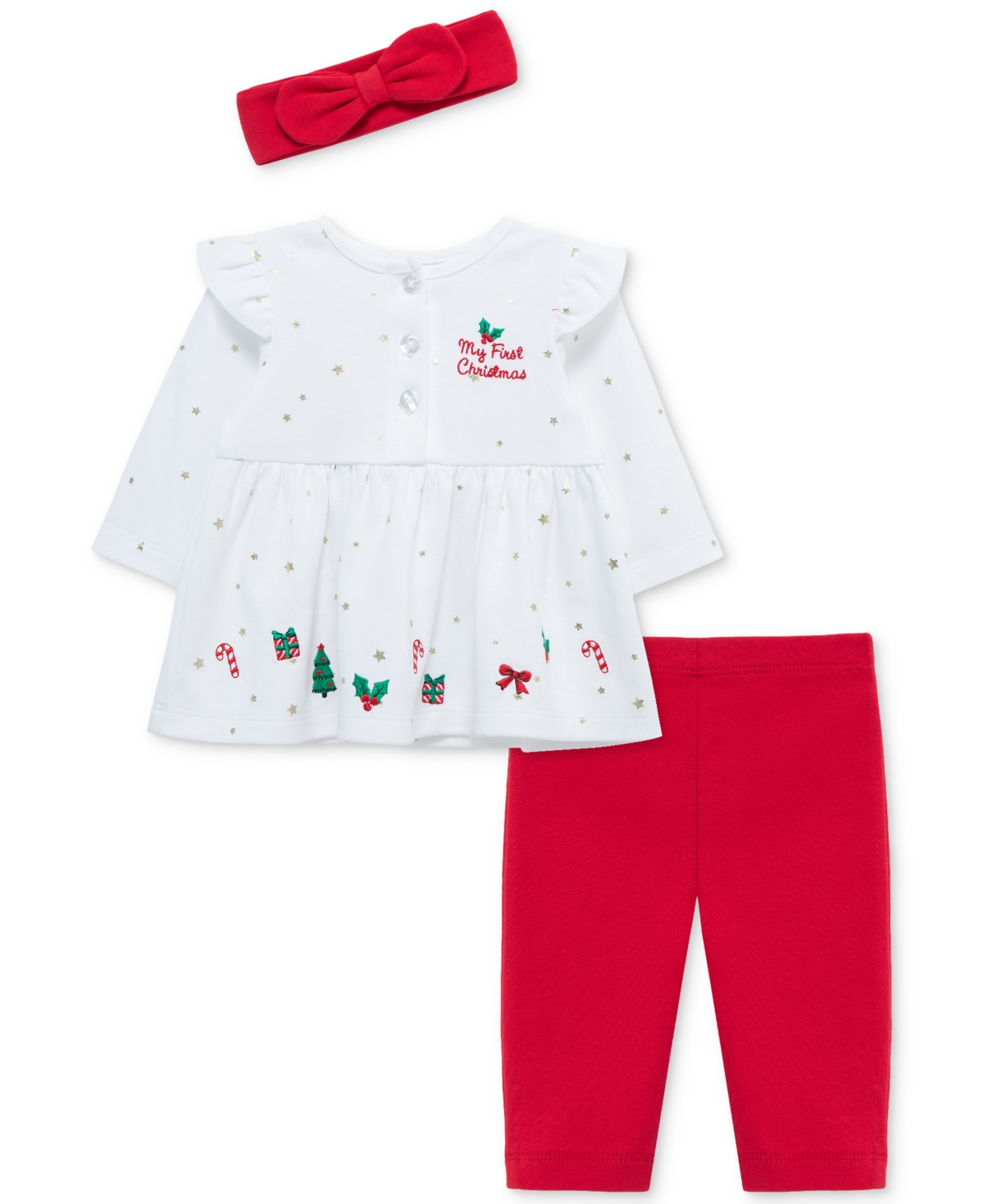 Click here for Little Me Baby Girls Cotton My 1st Christmas Tunic... prices