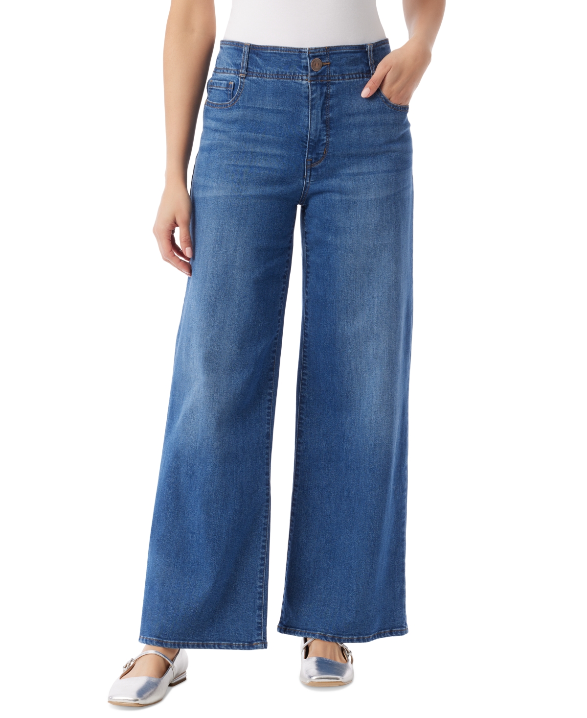 Click here for Gloria Vanderbilt Womens Shape Effect Wide-Leg Jea... prices