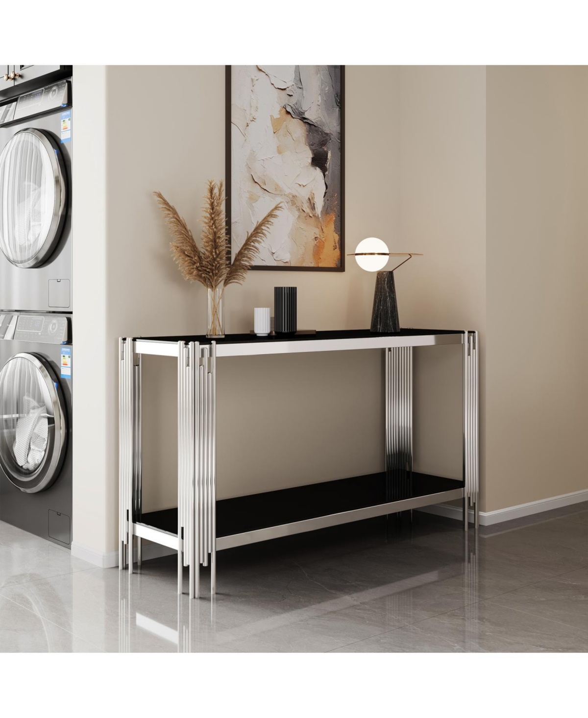 Click here for Top and Bottom Double Layer Tempered Glass Console... prices