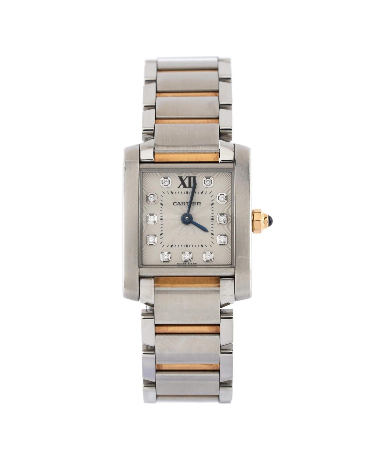 Click here for Pre-Owned Cartier Tank Francaise Quartz Watch in S... prices