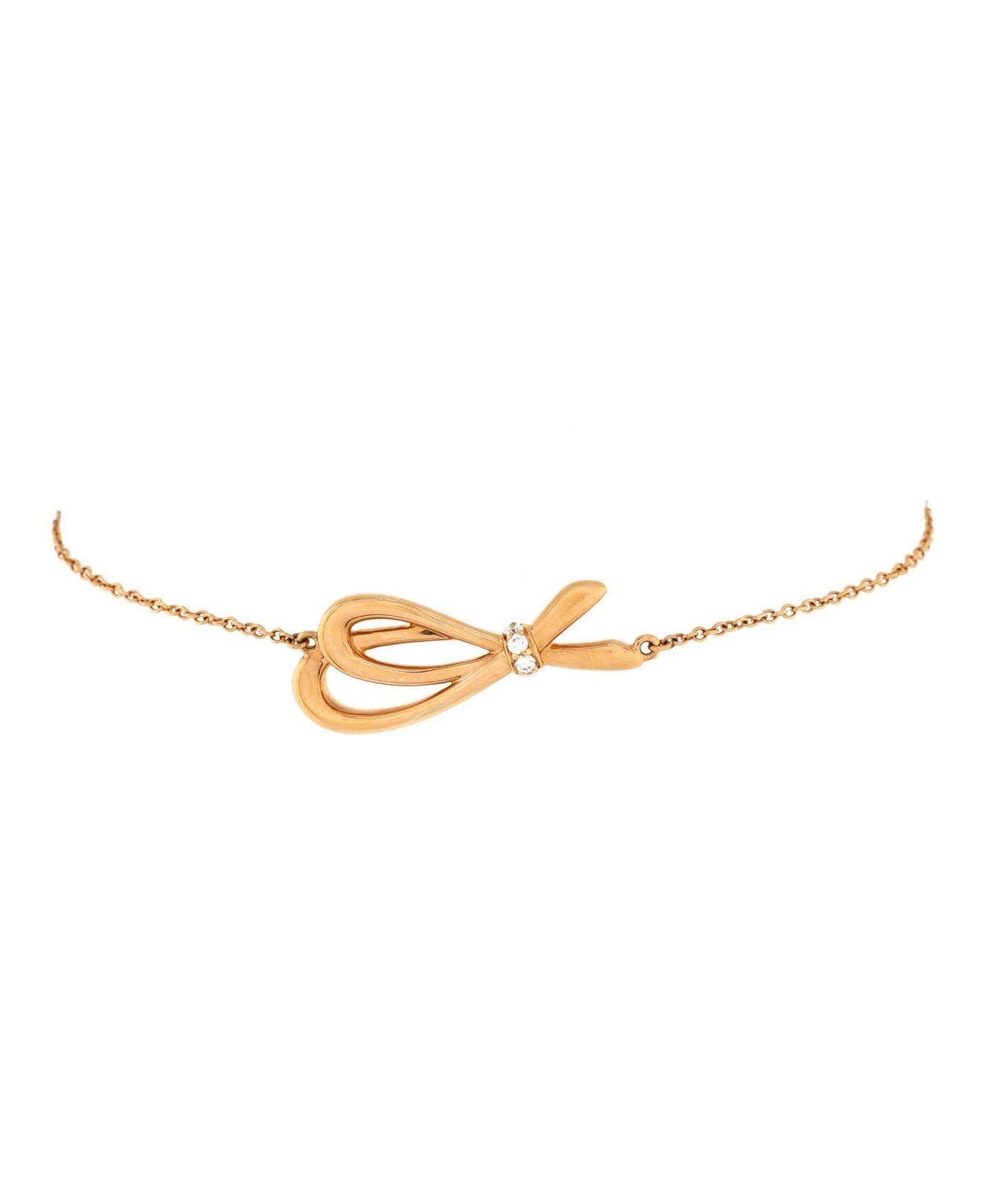 Click here for Pre-Owned Tiffany & Co. Small Bow Knot Chain Brace... prices