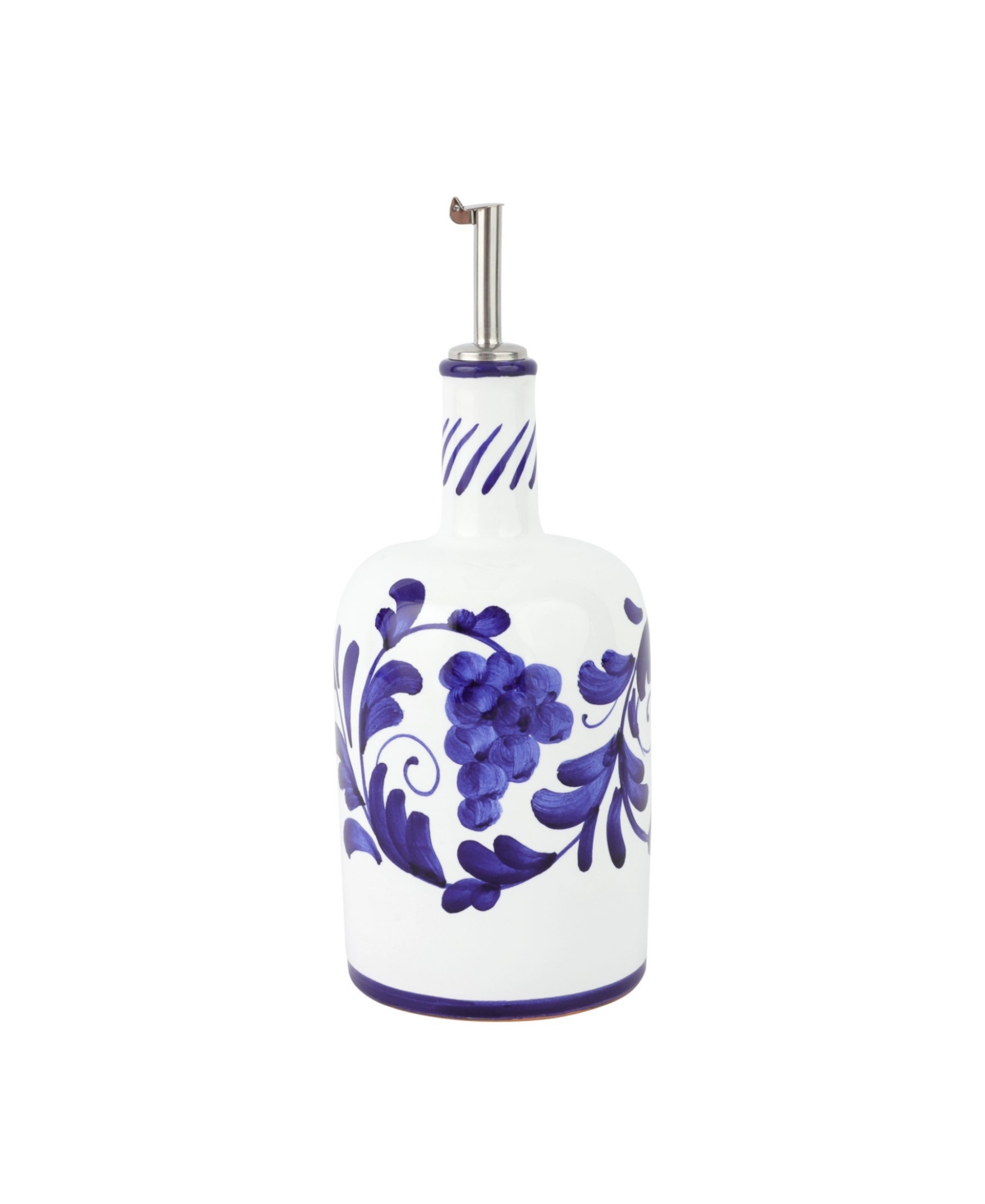 Click here for Vietri Arezzo Cobalt Olive Oil Bottle - Blue prices