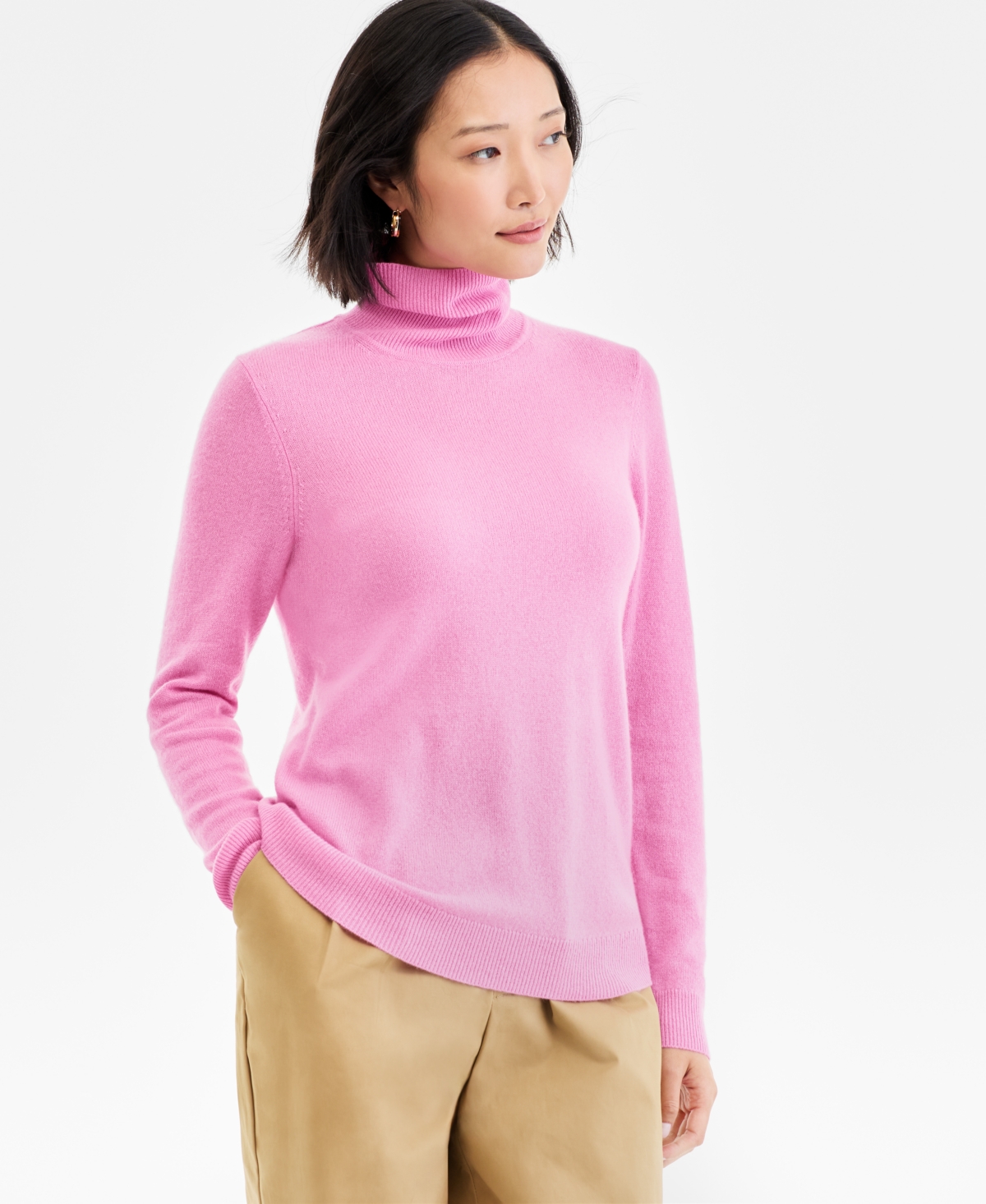 Click here for Charter Club Womens 100 Cashmere Turtleneck Sweate... prices