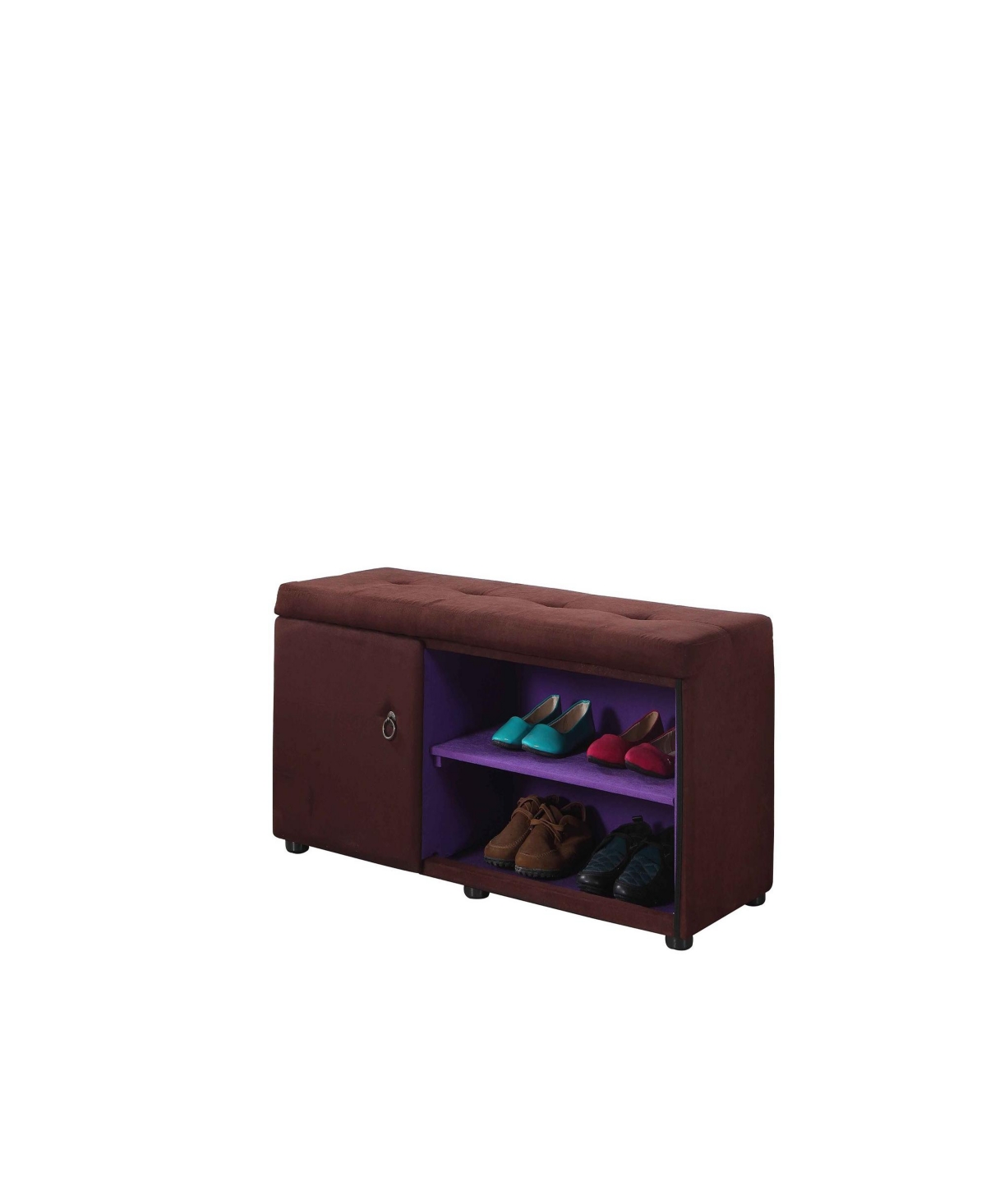 Click here for Entryway Shoe Bench with Tufted Cushion and Storag... prices