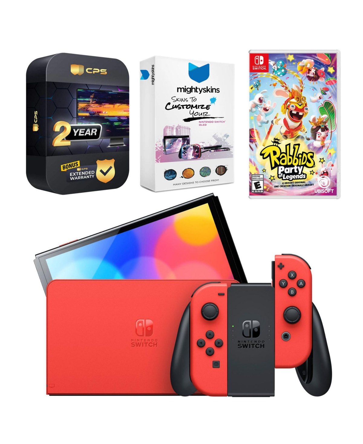Click here for Nintendo Switch Oled Mario Red Edition with Rabbid... prices
