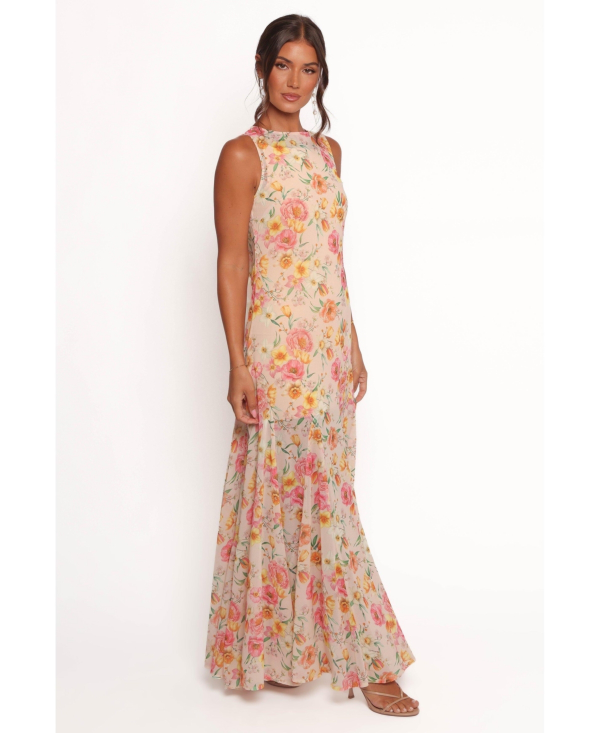 Click here for Petal and Pup Womens Keani Maxi Dress - Peony prices