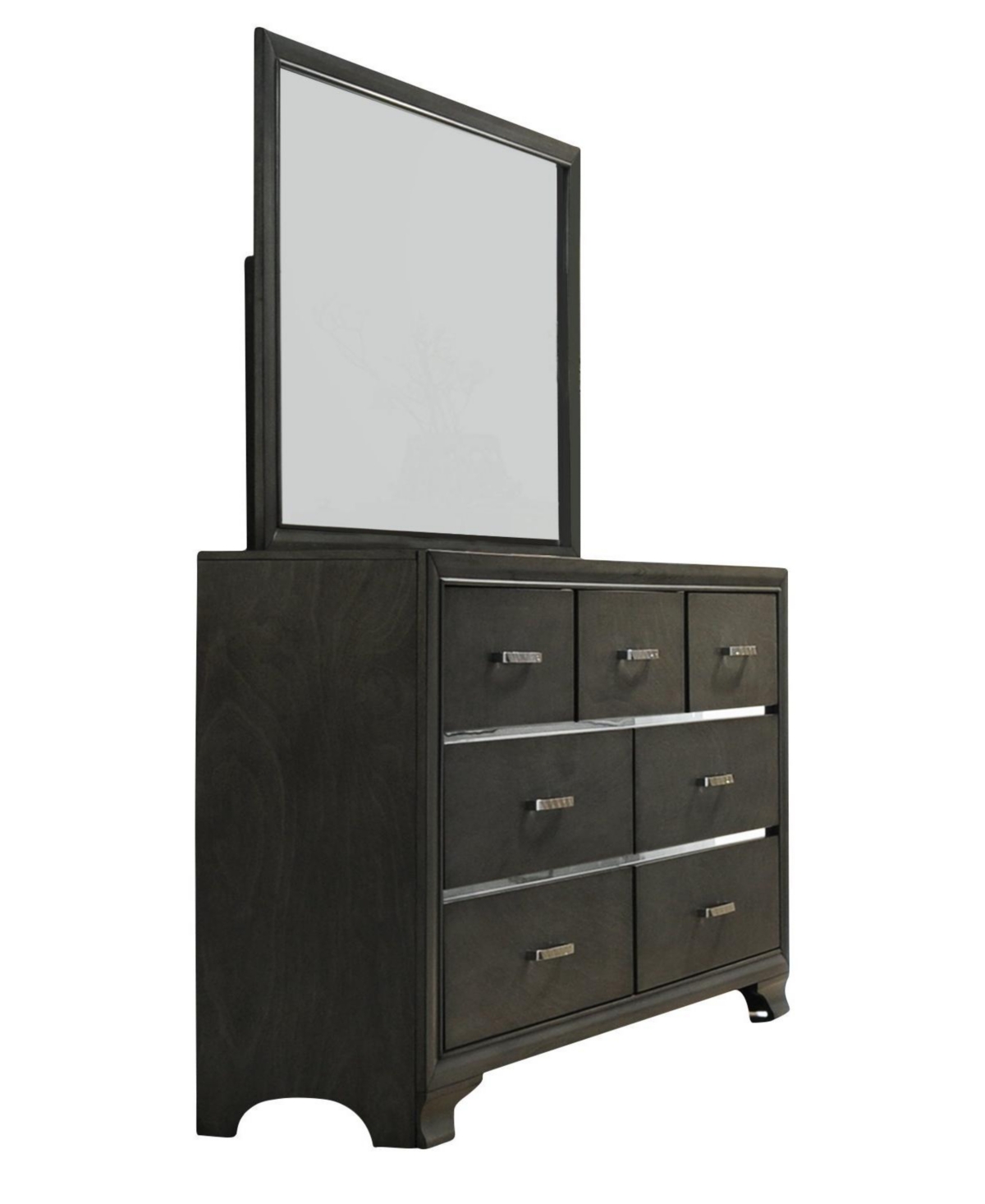 Click here for Kings Brand Furniture Oceana Gray Wood 7-Drawer Dr... prices
