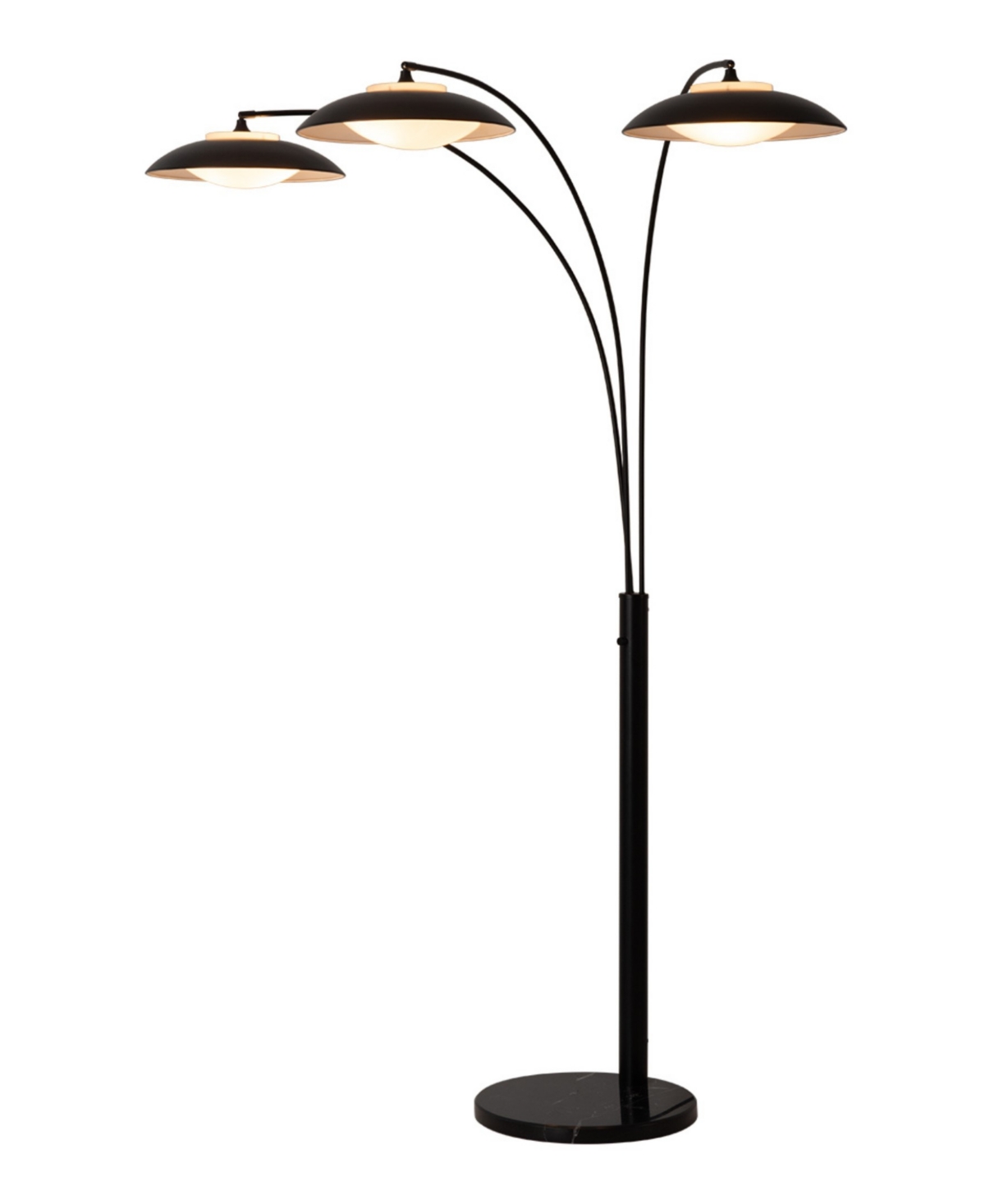 Click here for Nova of California 92 Metal Saucer 3 Light Arc Flo... prices