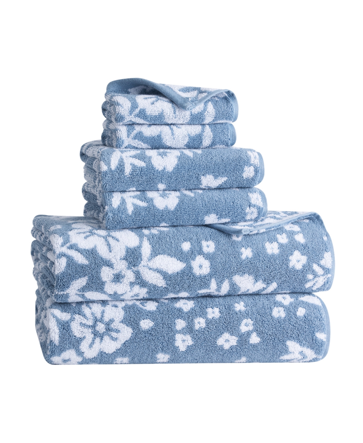 Click here for Lucky Brand Folk Floral Cotton 6-Pc. Bath Towel Se... prices