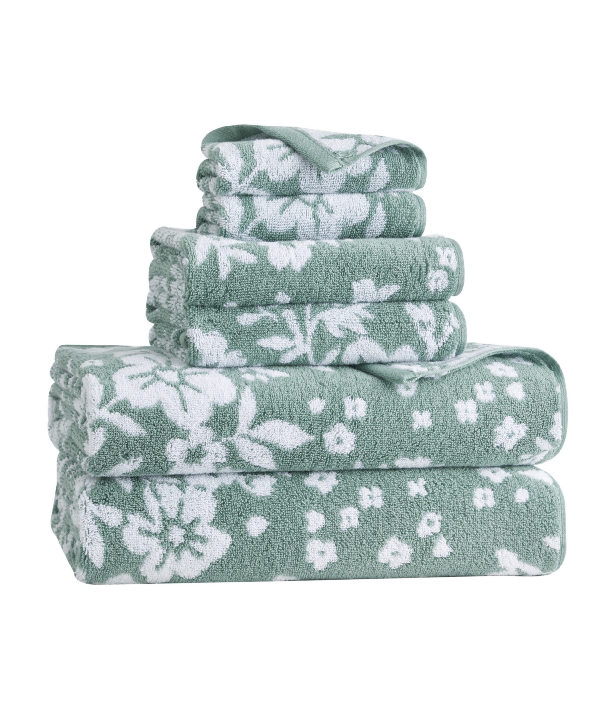 Click here for Lucky Brand Folk Floral Cotton 6-Pc. Bath Towel Se... prices