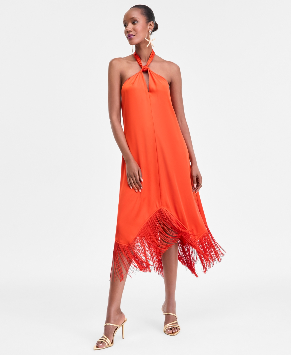 Click here for I.n.c. International Concepts Womens Fringe Halter... prices
