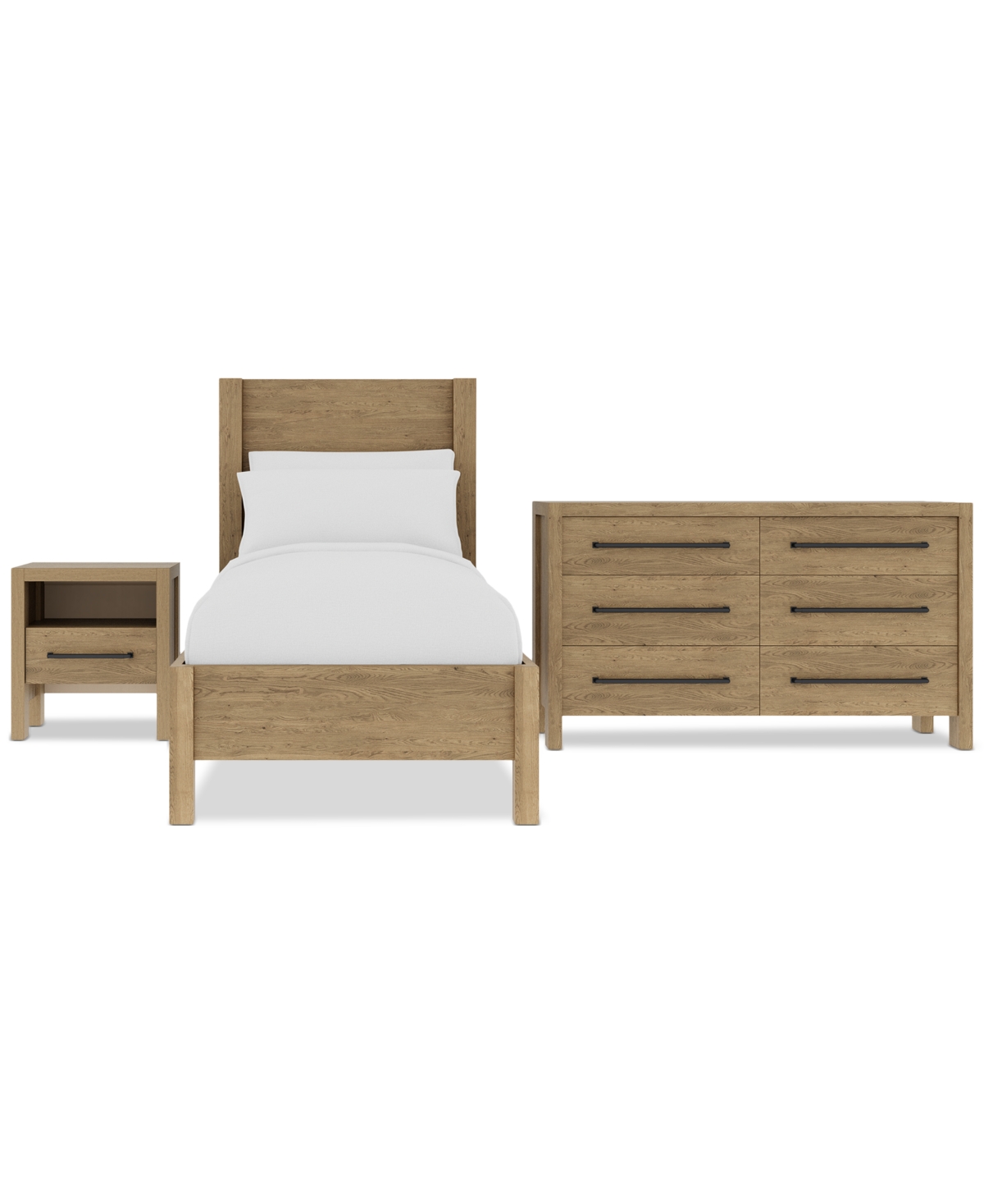 Click here for Davie 3-Pc. Twin Set (Panel Bed  Dresser & 1-Drawe... prices