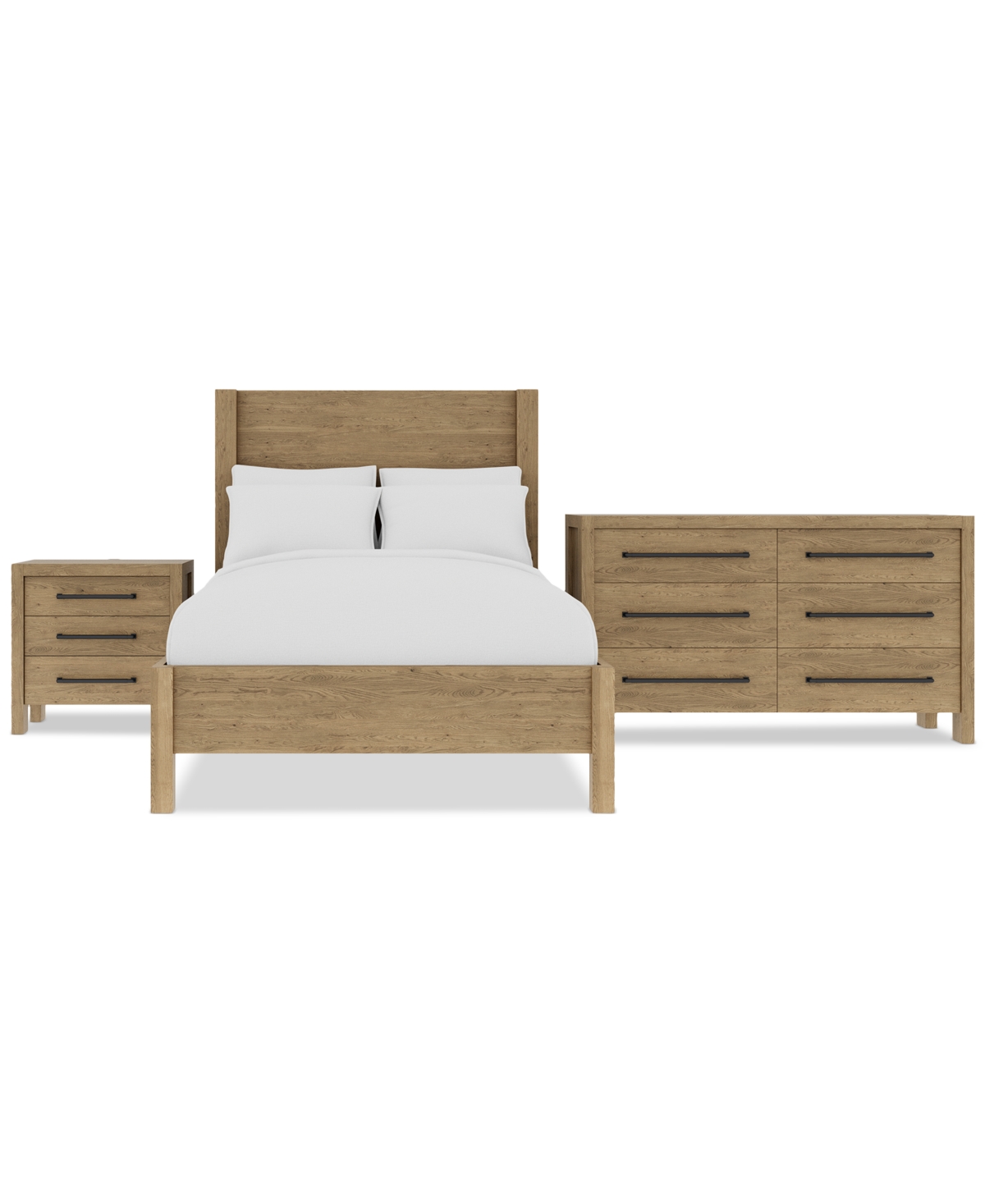 Click here for Davie 3-Pc. Full Set (Panel Bed  Dresser & 3-Drawe... prices
