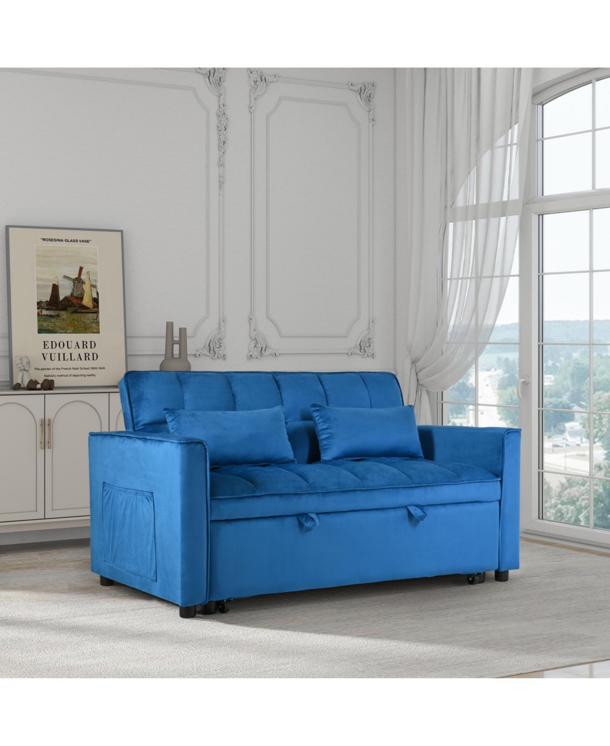 Click here for Streamdale Furniture 3-in-1 Convertible Sofa Bed w... prices