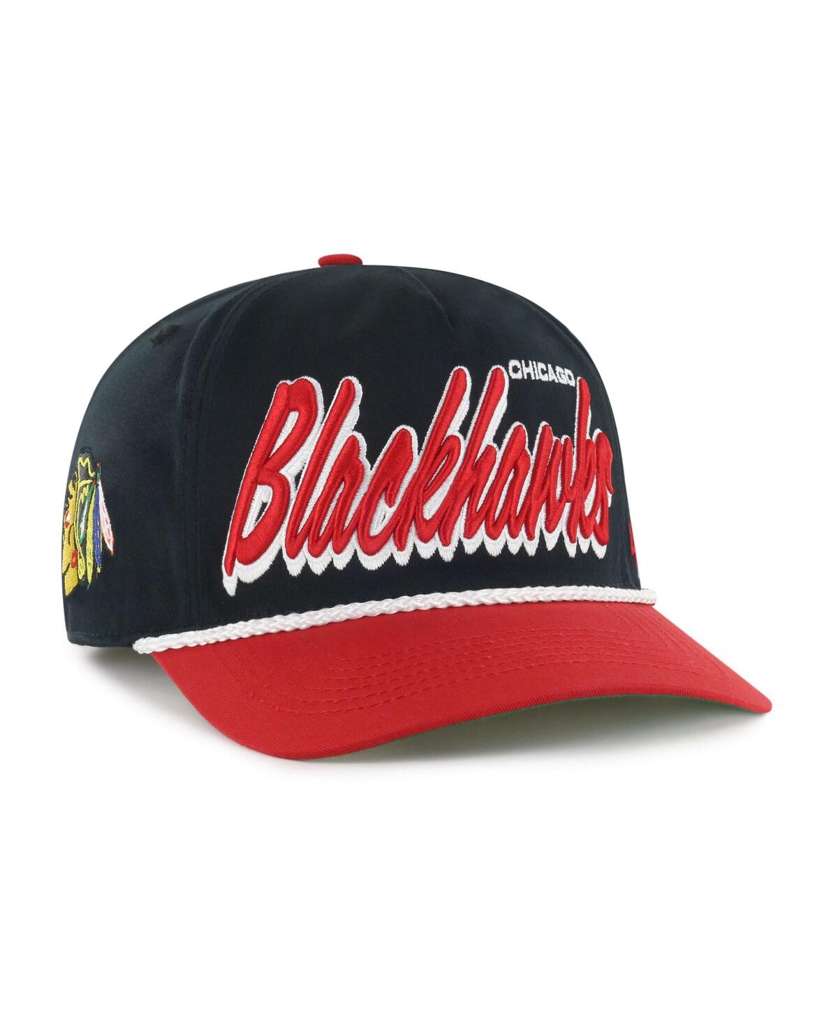 Click here for 47 Brand Mens Black/Red Chicago Blackhawks Drop Sh... prices