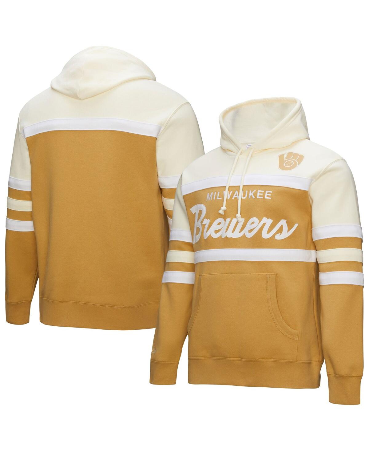 Click here for Mitchell & Ness Mens Tan/Cream Milwaukee Brewers H... prices