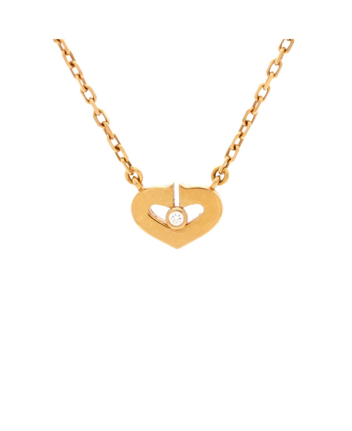 Click here for Pre-Owned Cartier Xs C Heart de Cartier Pendant Ne... prices