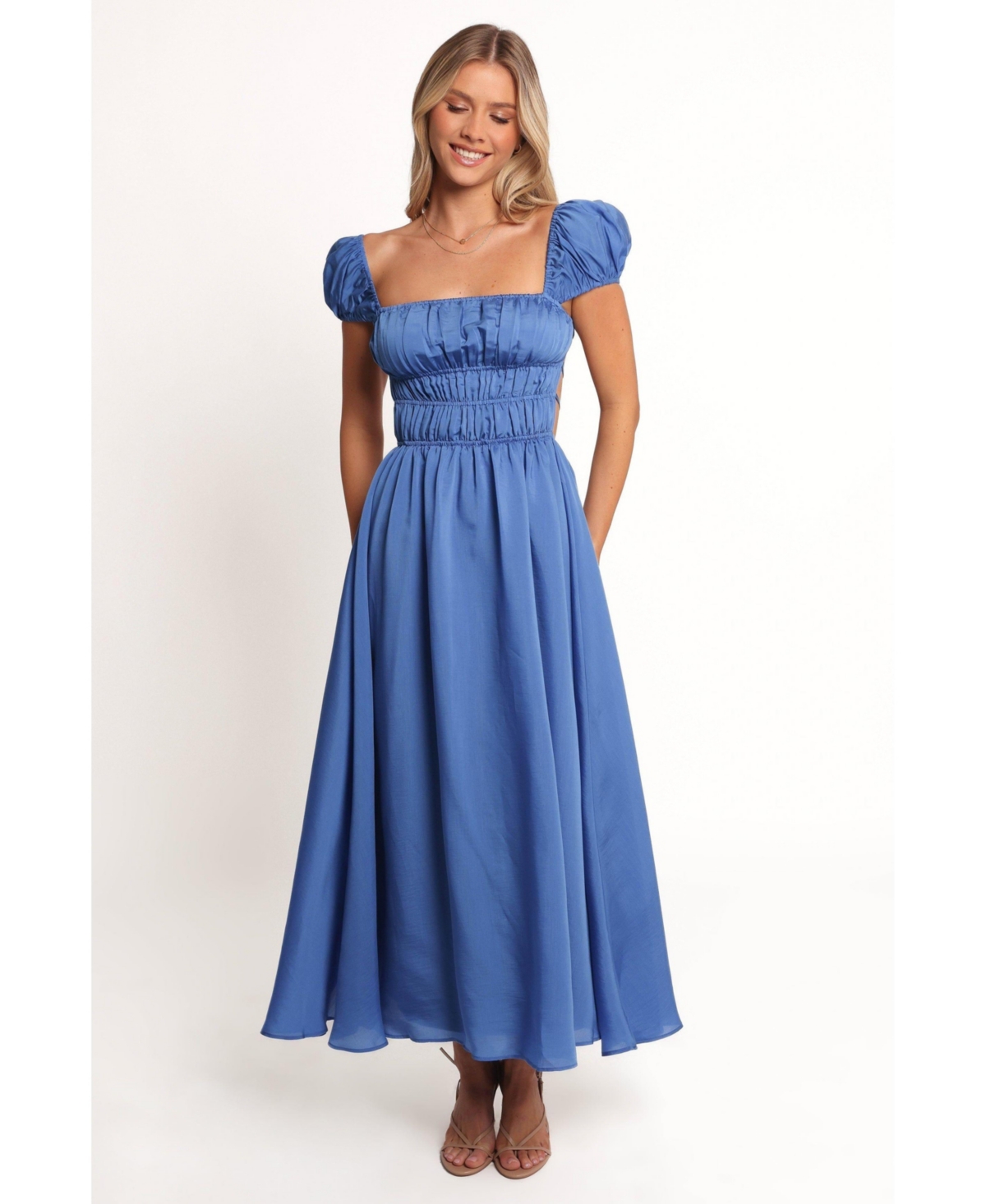 Click here for Petal and Pup Womens Vienne Maxi Dress - Cobalt prices