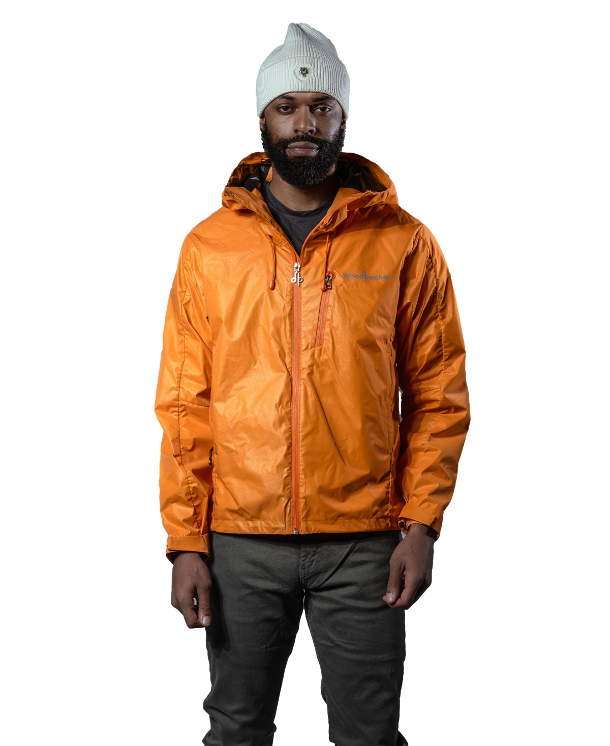 Click here for Woodpecker Mens Wind Shell Jacket - Orange diamond prices