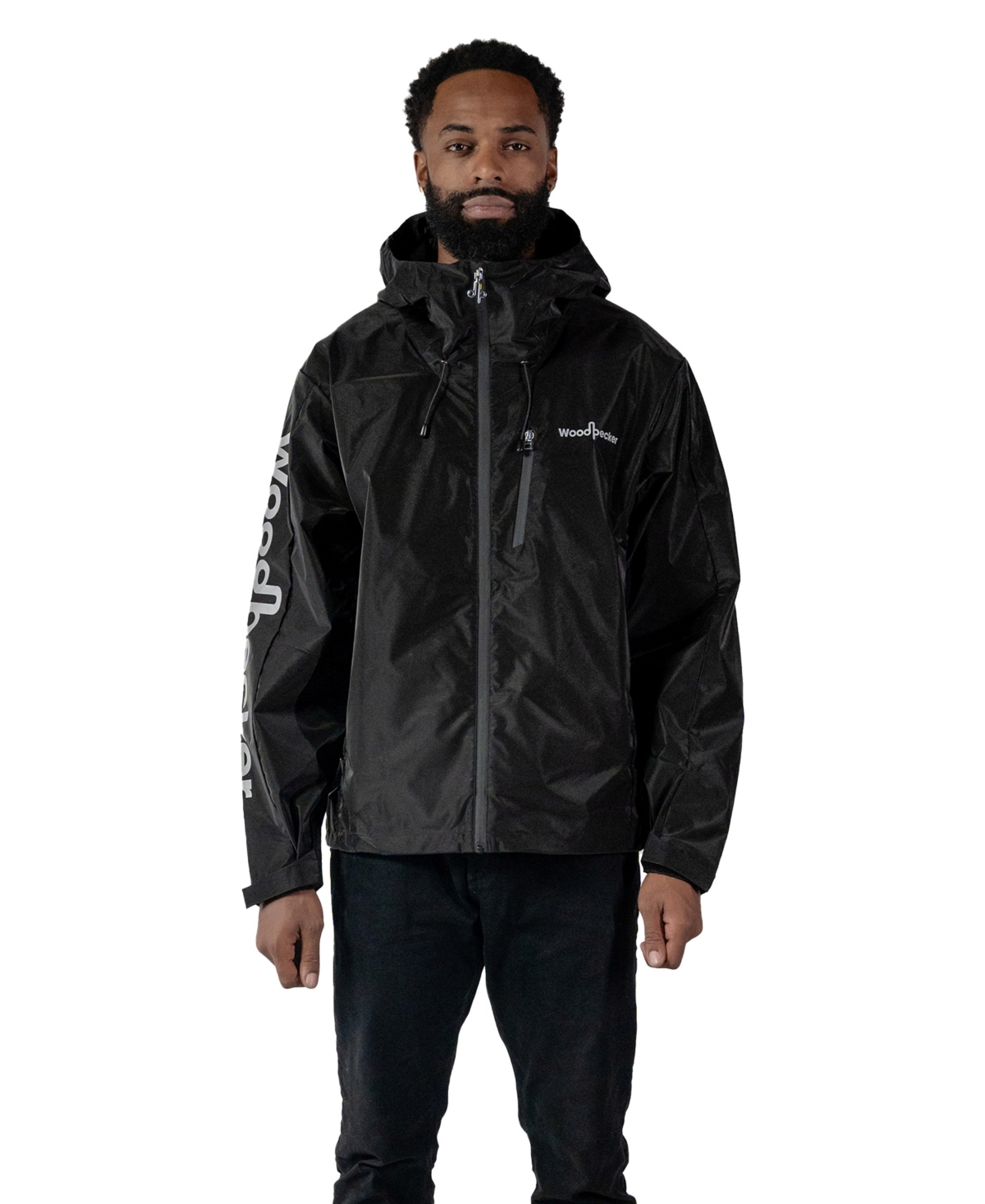 Click here for Woodpecker Mens Wind Shell Jacket - Black diamond prices