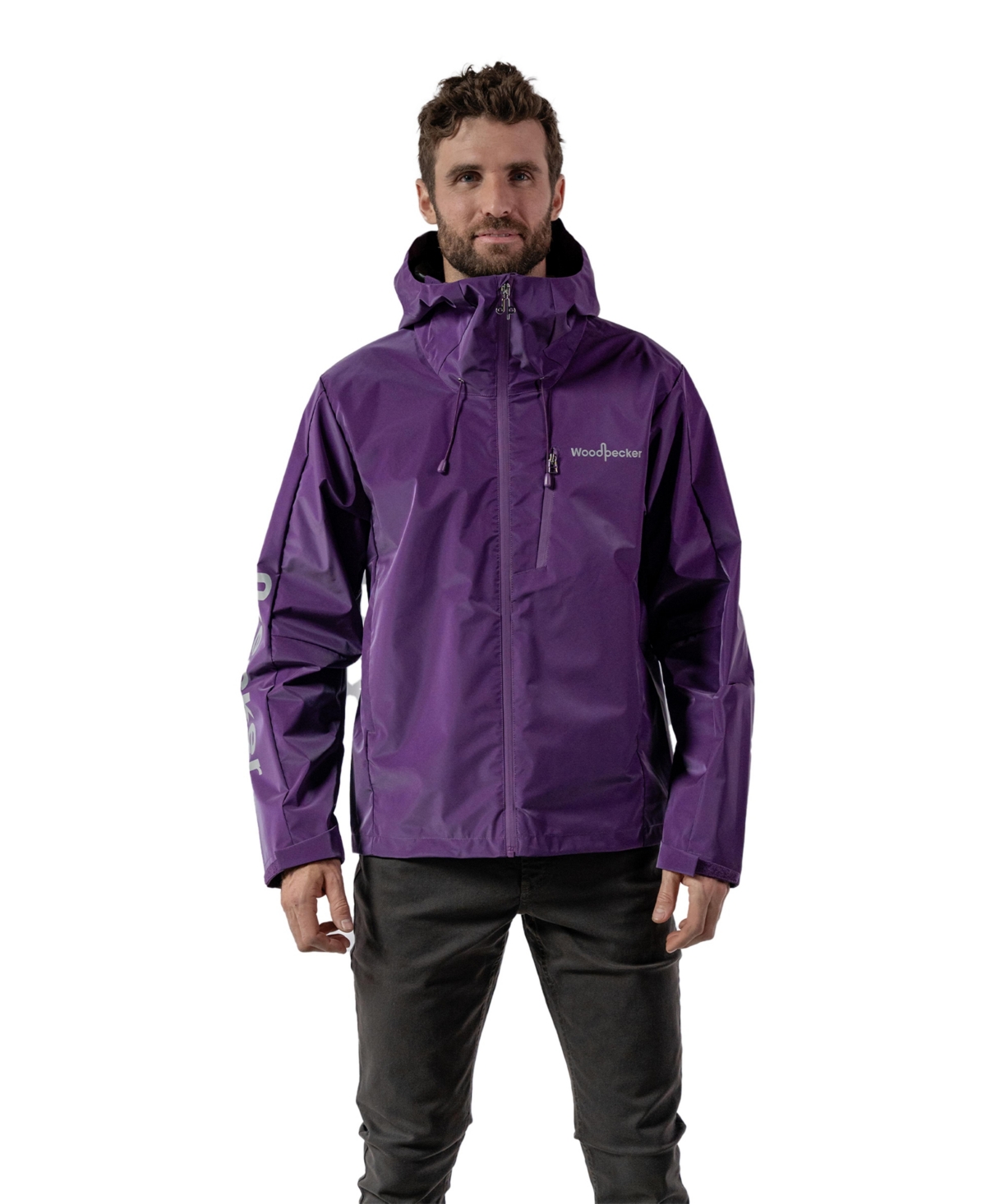 Click here for Woodpecker Mens Wind Shell Jacket - Purple diamond prices
