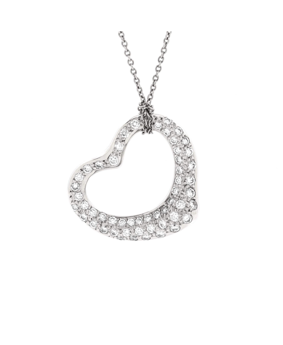 Click here for Pre-Owned Tiffany & Co. 22mm Elsa Peretti Open Hea... prices