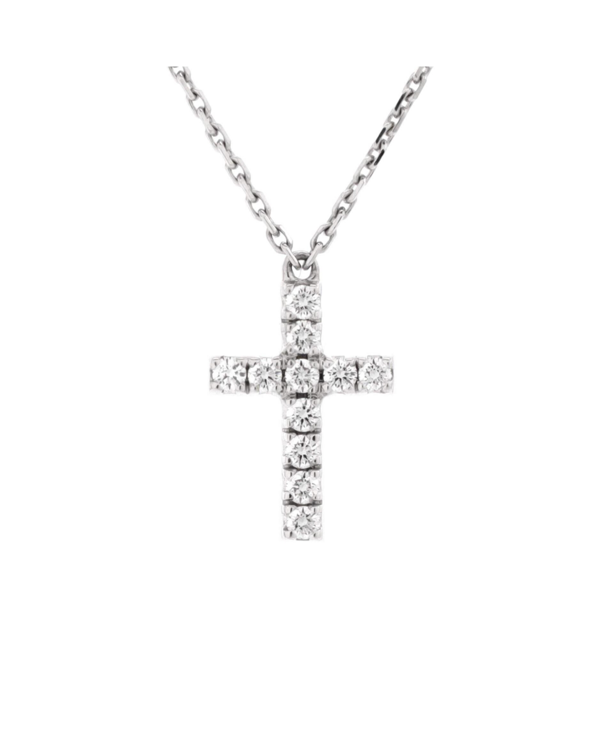 Click here for Pre-Owned Cartier Cross Pendant Necklace 18K White... prices