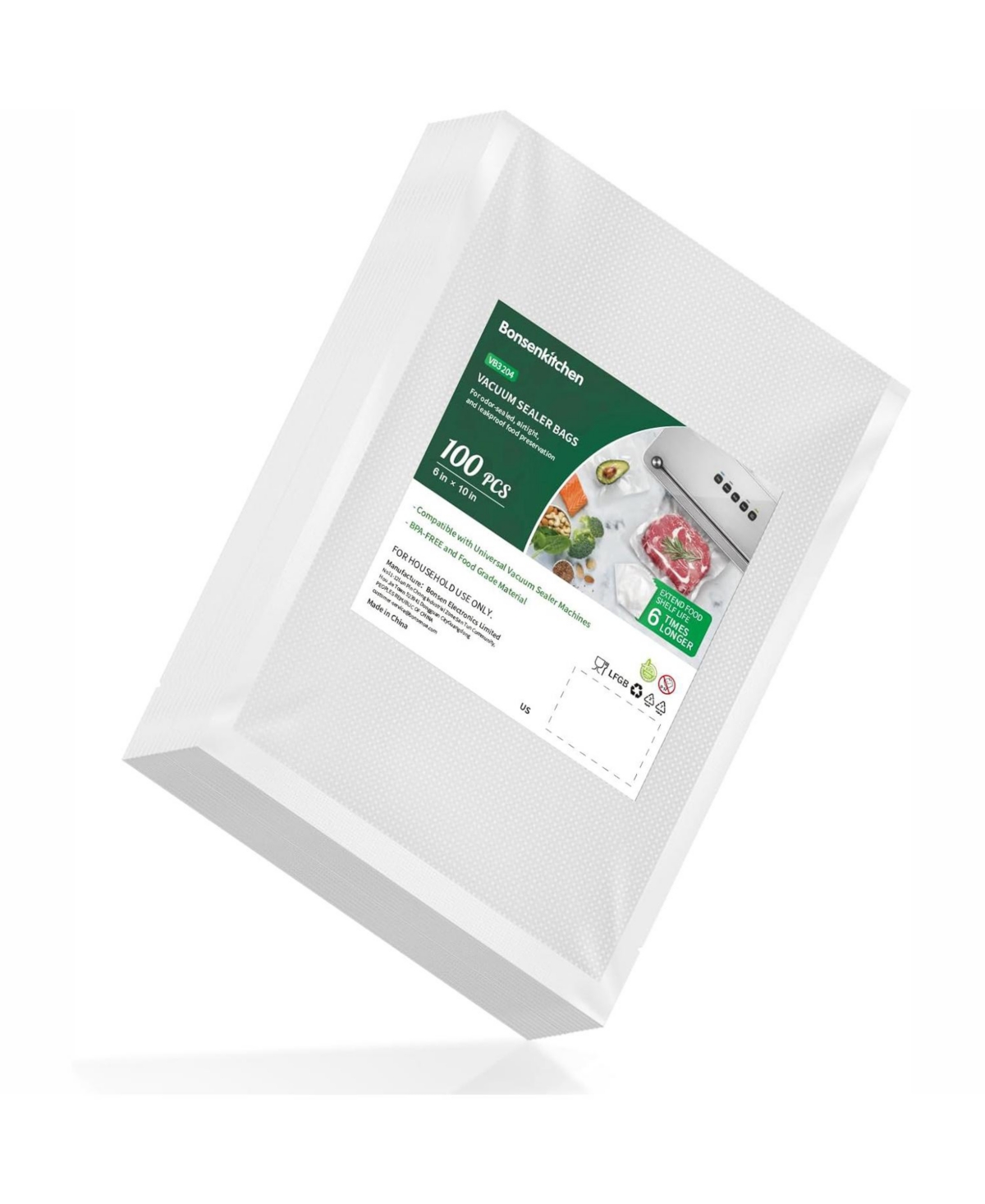 Click here for Bonsenkitchen Precut Vacuum Food Sealer Bags 100 P... prices