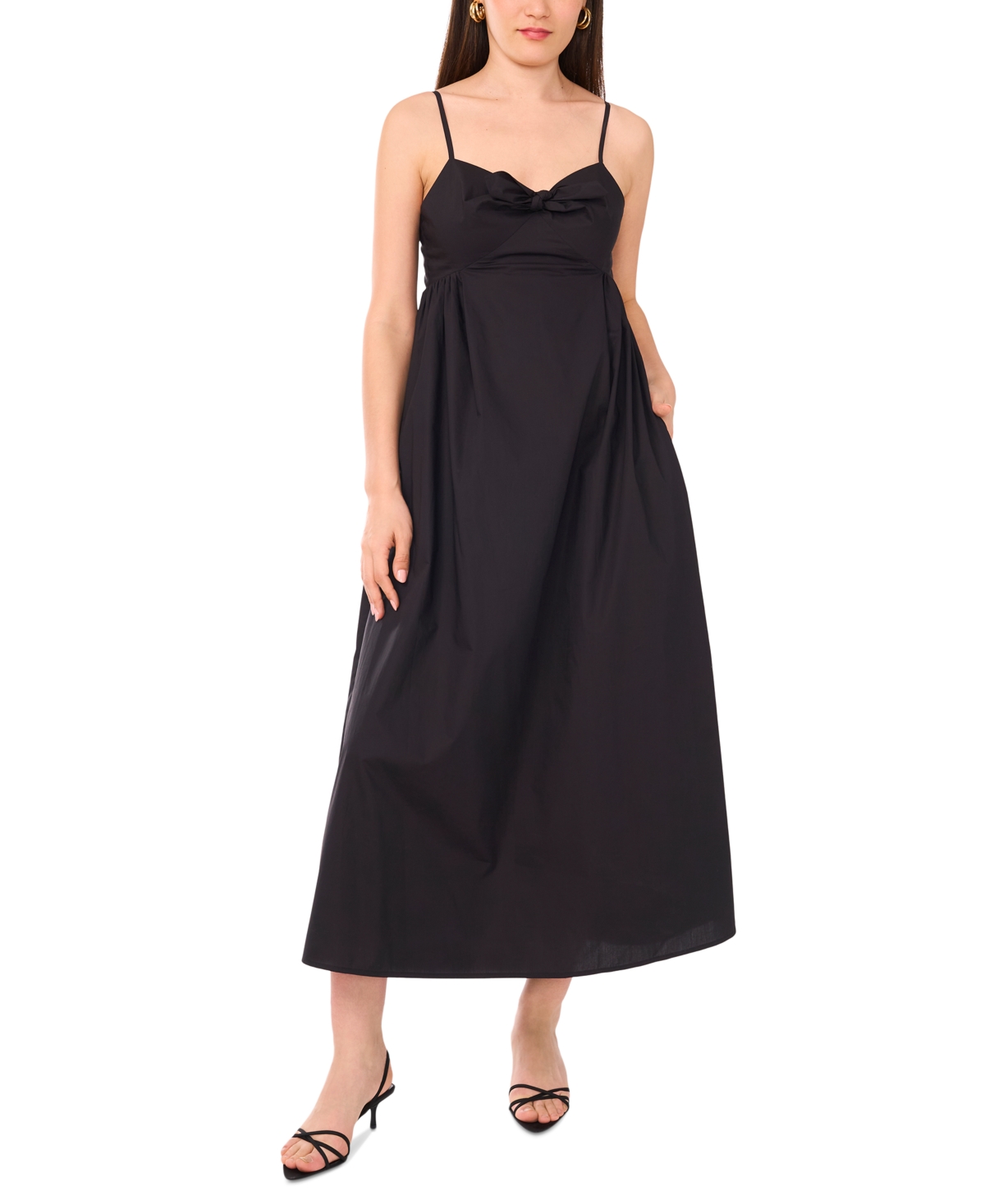 Click here for 1.state Womens Bow Front Sleeveless Cotton Midi Dr... prices