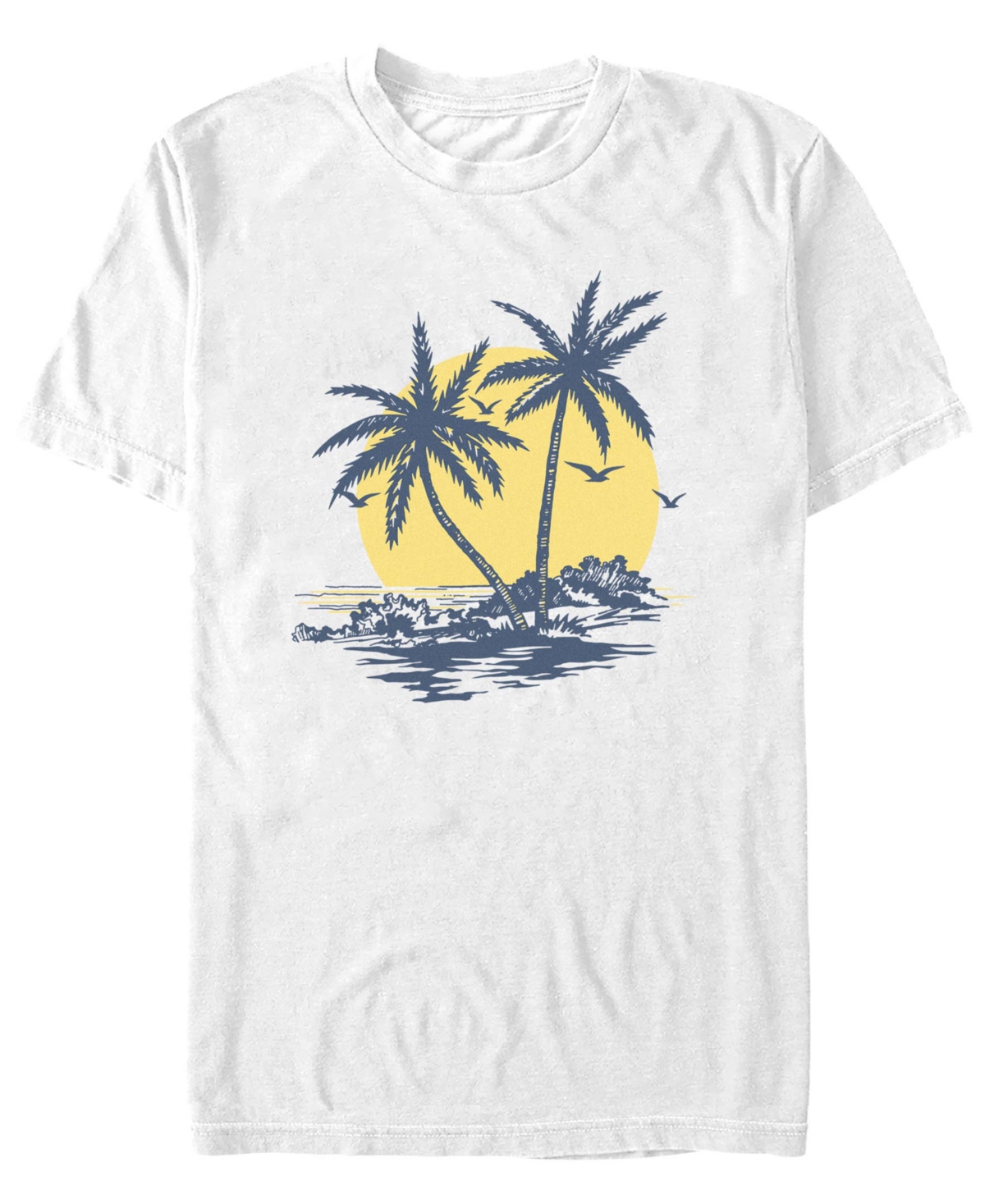 Click here for Fifth Sun Mens Palms Short Sleeve T-Shirt - White prices