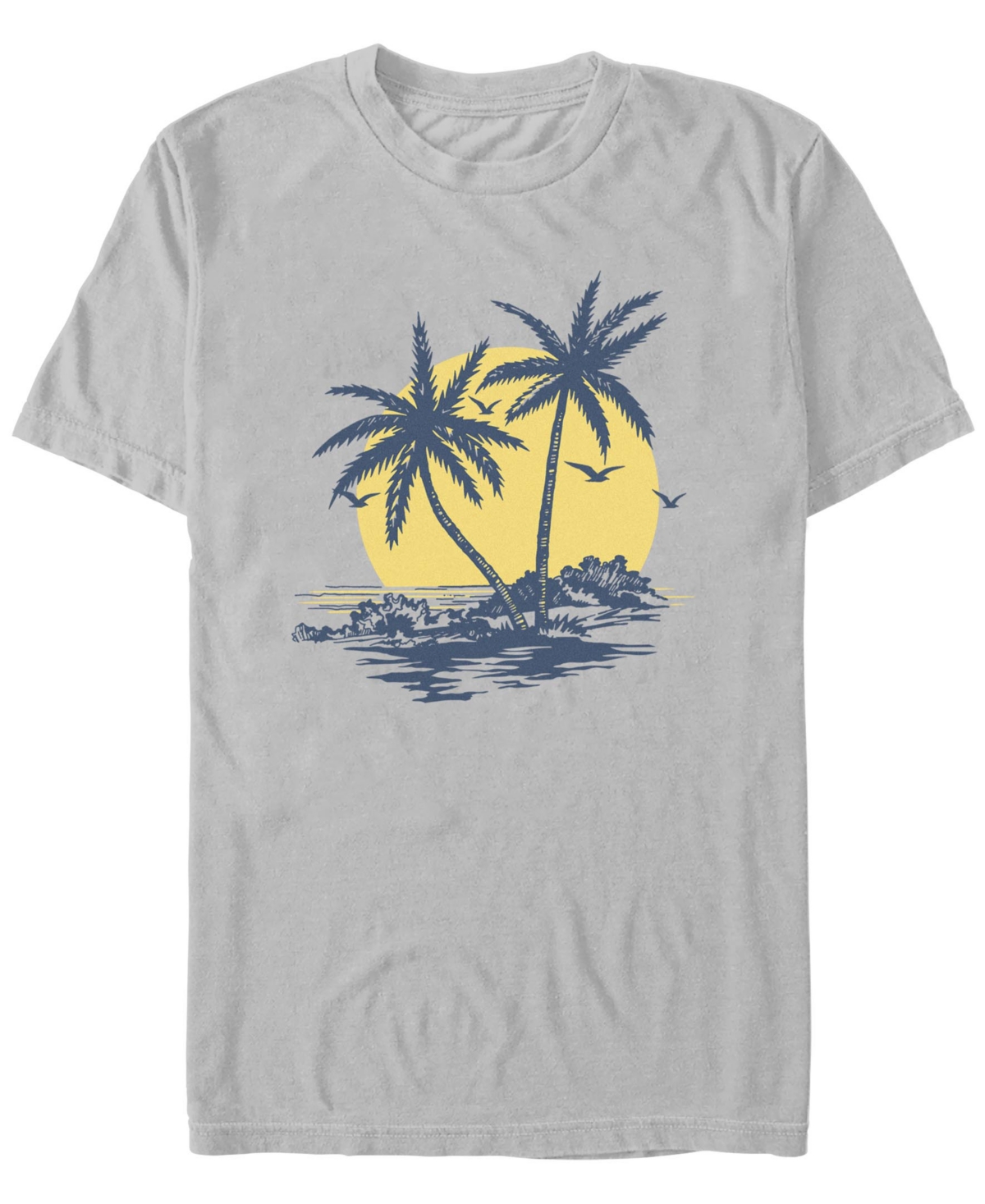 Click here for Fifth Sun Mens Palms Short Sleeve T-Shirt - Silver prices