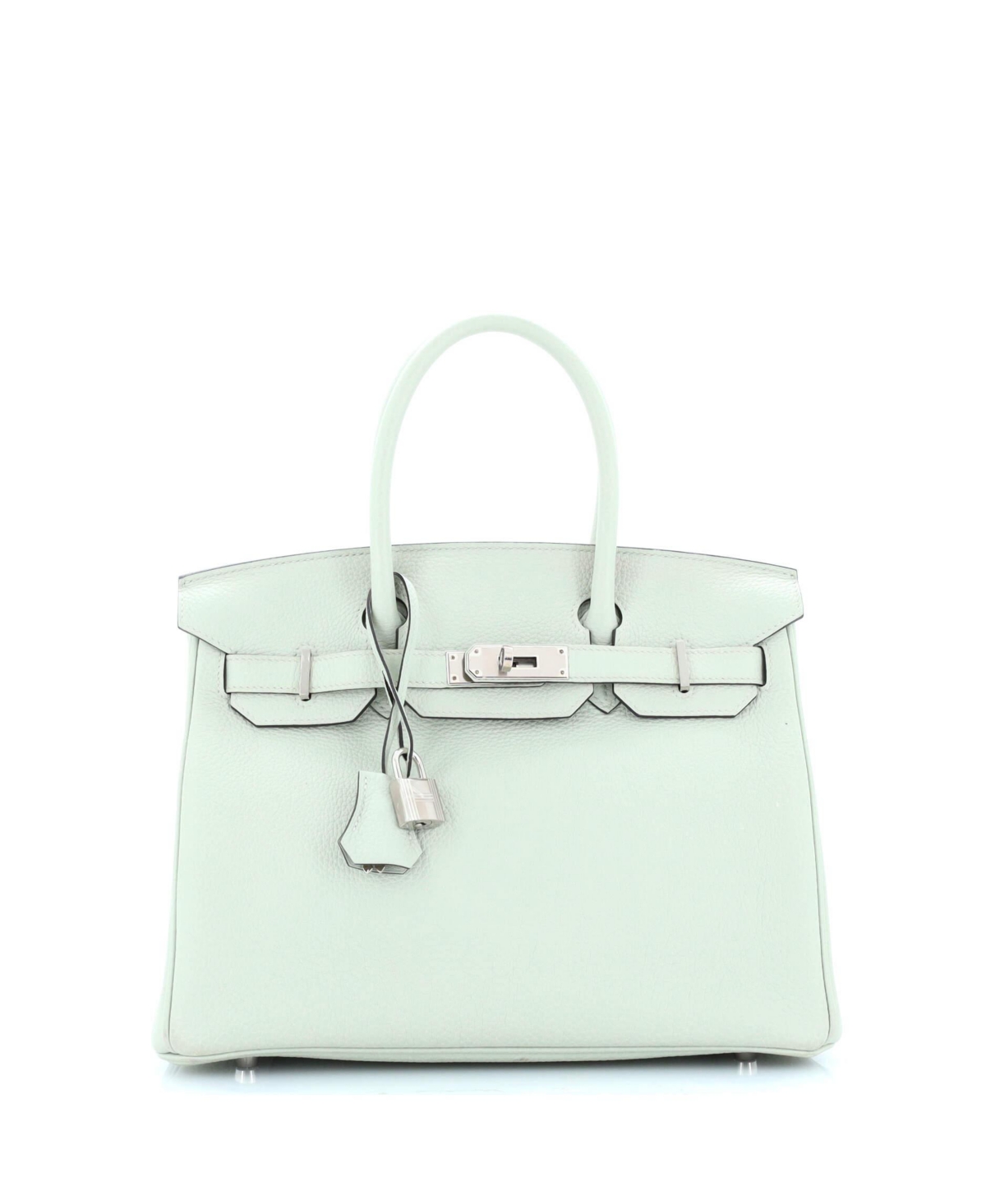 Click here for Pre-Owned Hermes Birkin 30 Handbag Grey Togo with... prices