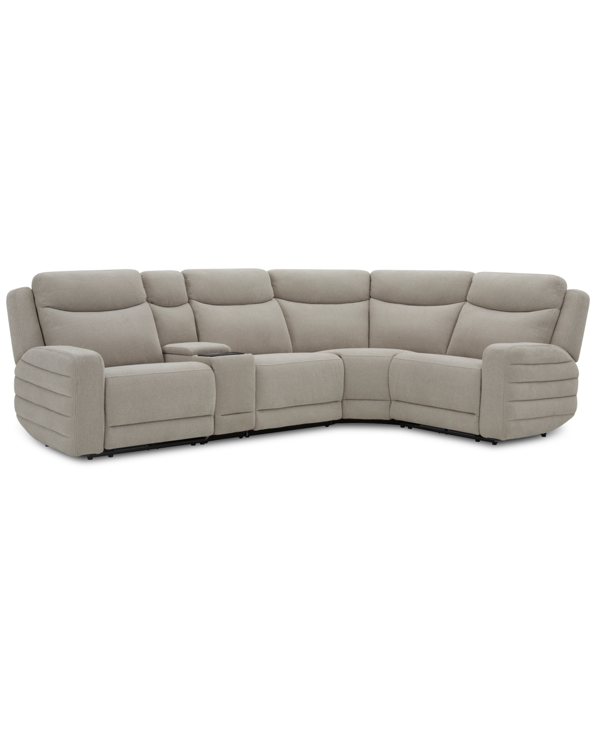 Click here for Kristyan 5-Pc. Fabric Sectional with 2 Power Recli... prices