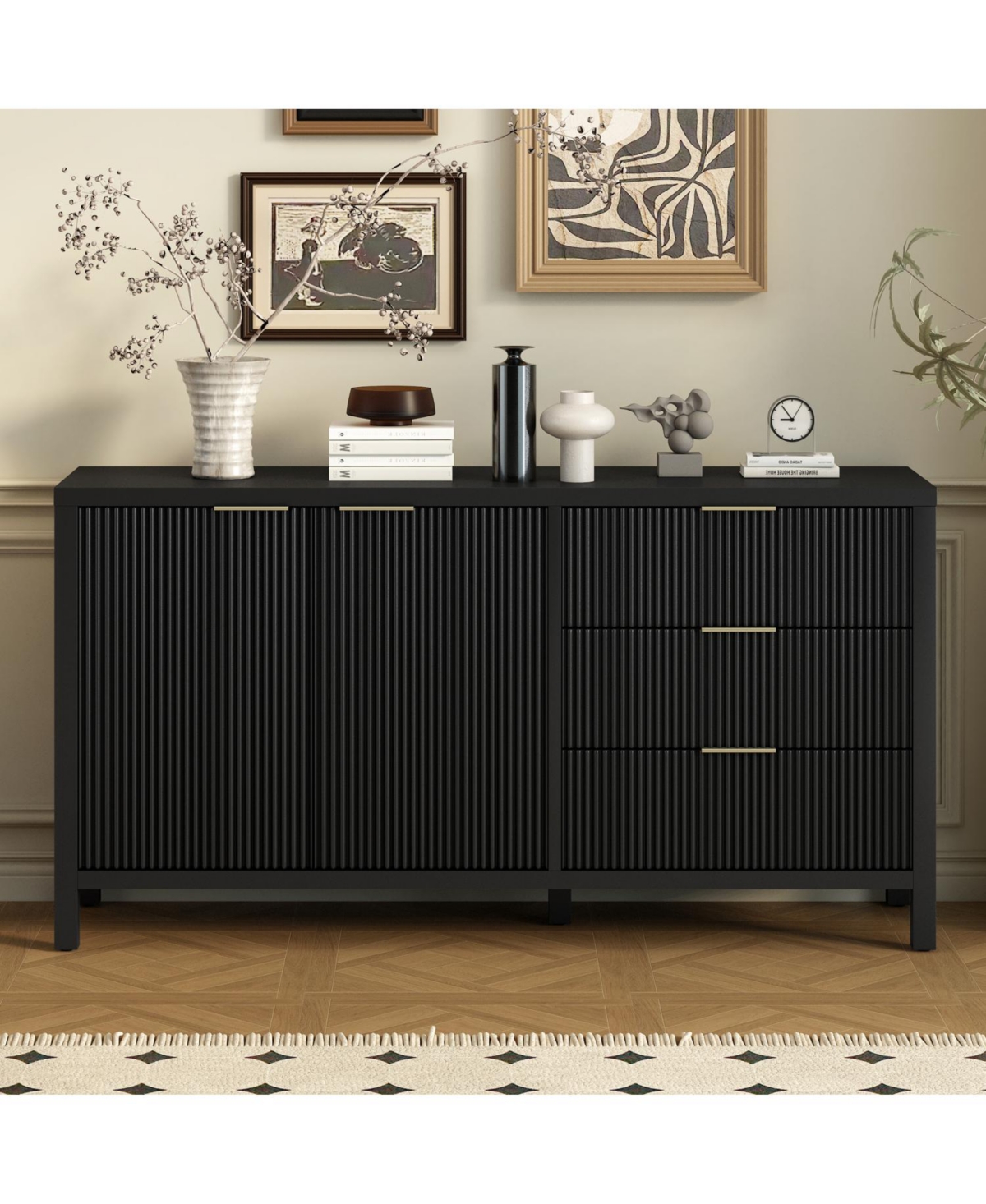 Click here for Minimalist Wave Sideboard - Entryway/Living Room S... prices